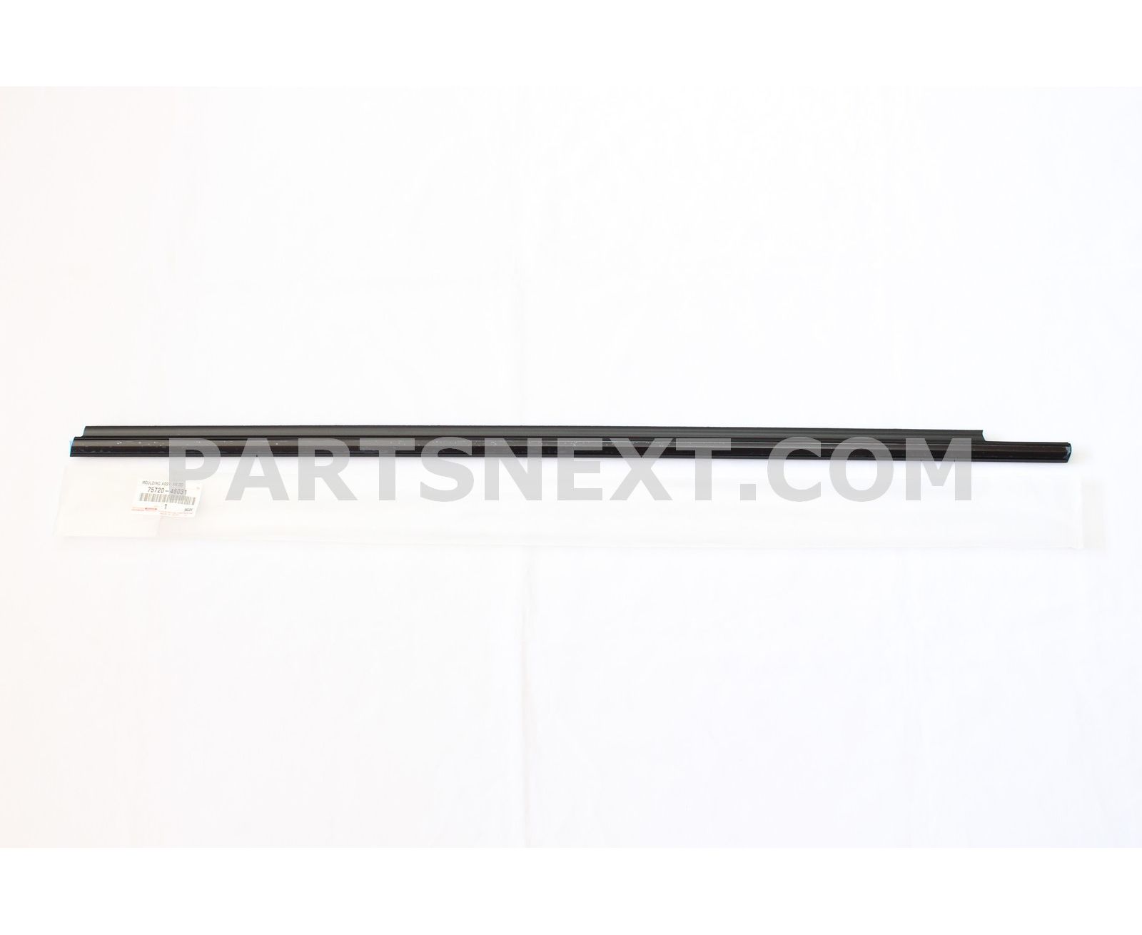 Toyota :: 75720-48031 MOULDING ASSY, FRONT DOOR BELT, LH