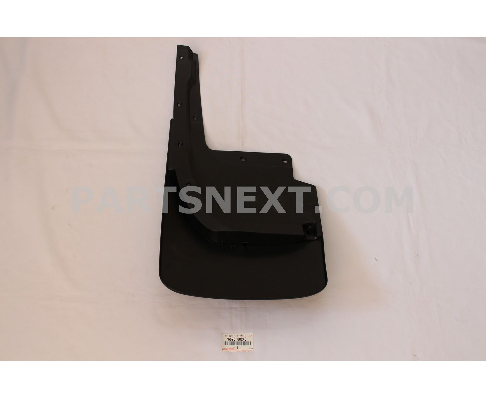 Toyota :: 76625-60240 MUDGUARD, QUARTER PANEL, REAR RH