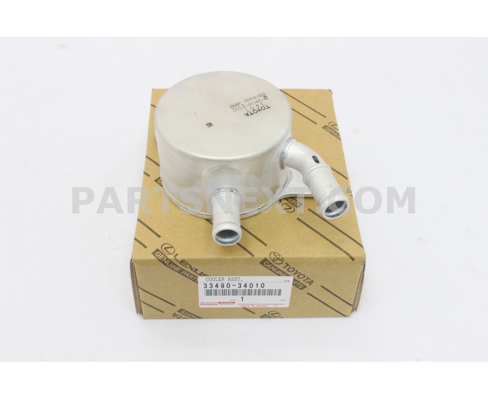 Toyota :: 33490-34010 COOLER ASSY, TRANSMISSION OIL