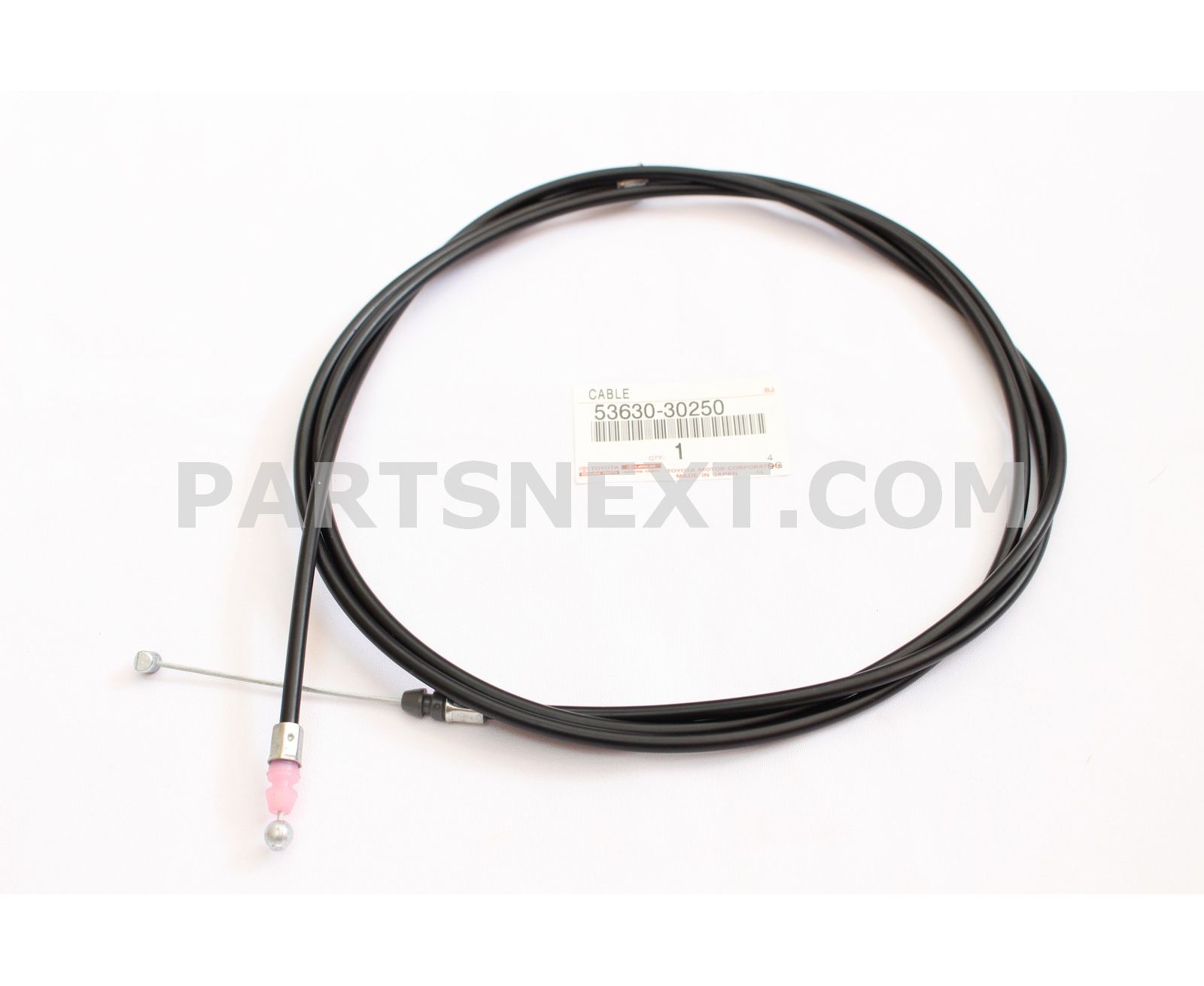 Toyota :: 53630-30250 CABLE ASSY, HOOD LOCK CONTROL