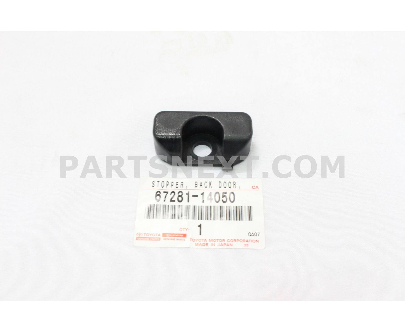 Toyota :: 67281-14050 STOPPER, BACK DOOR, LOWER