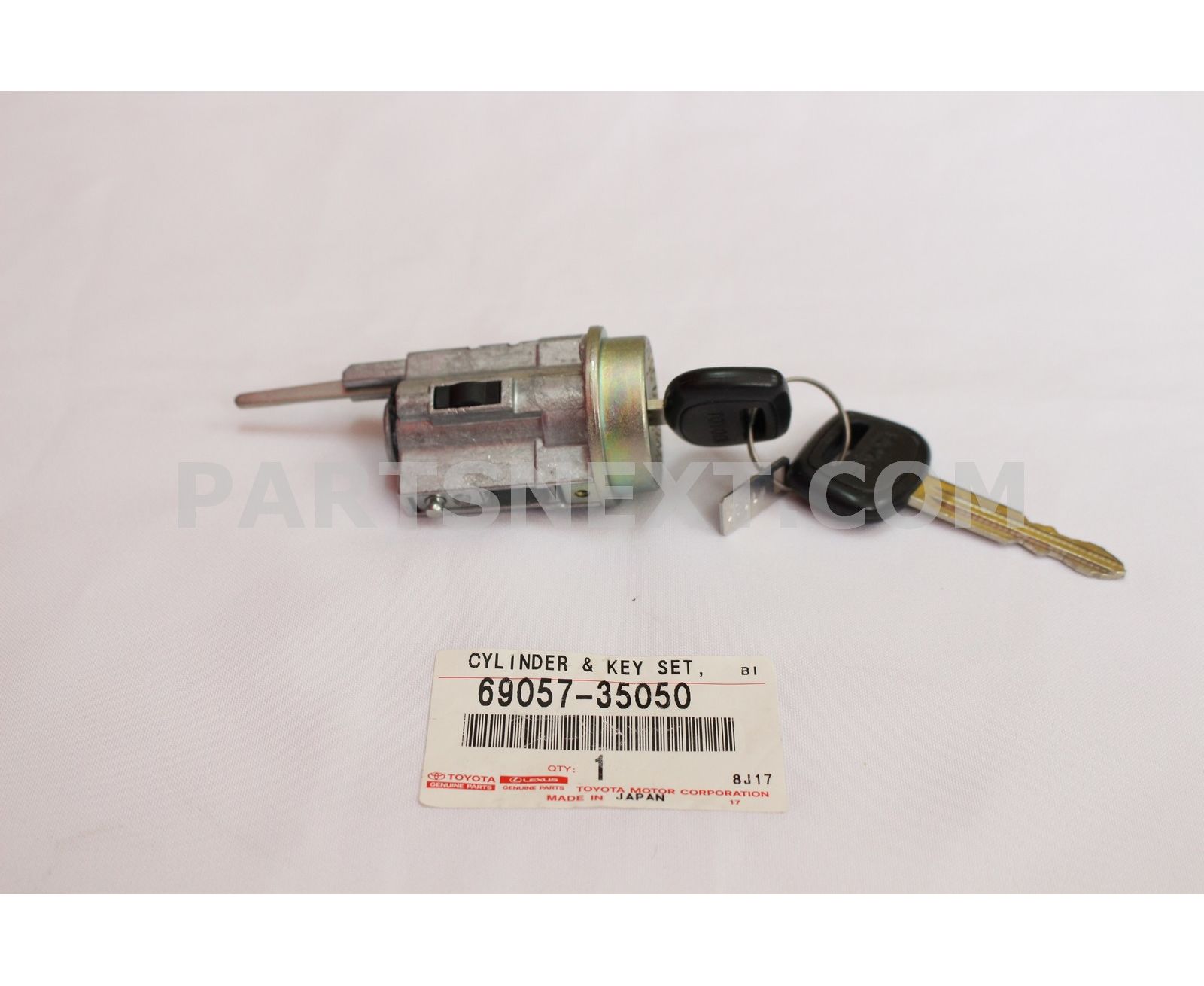 Toyota :: 69057-35050 CYLINDER & KEY SET, IGNITION SWITCH LOCK