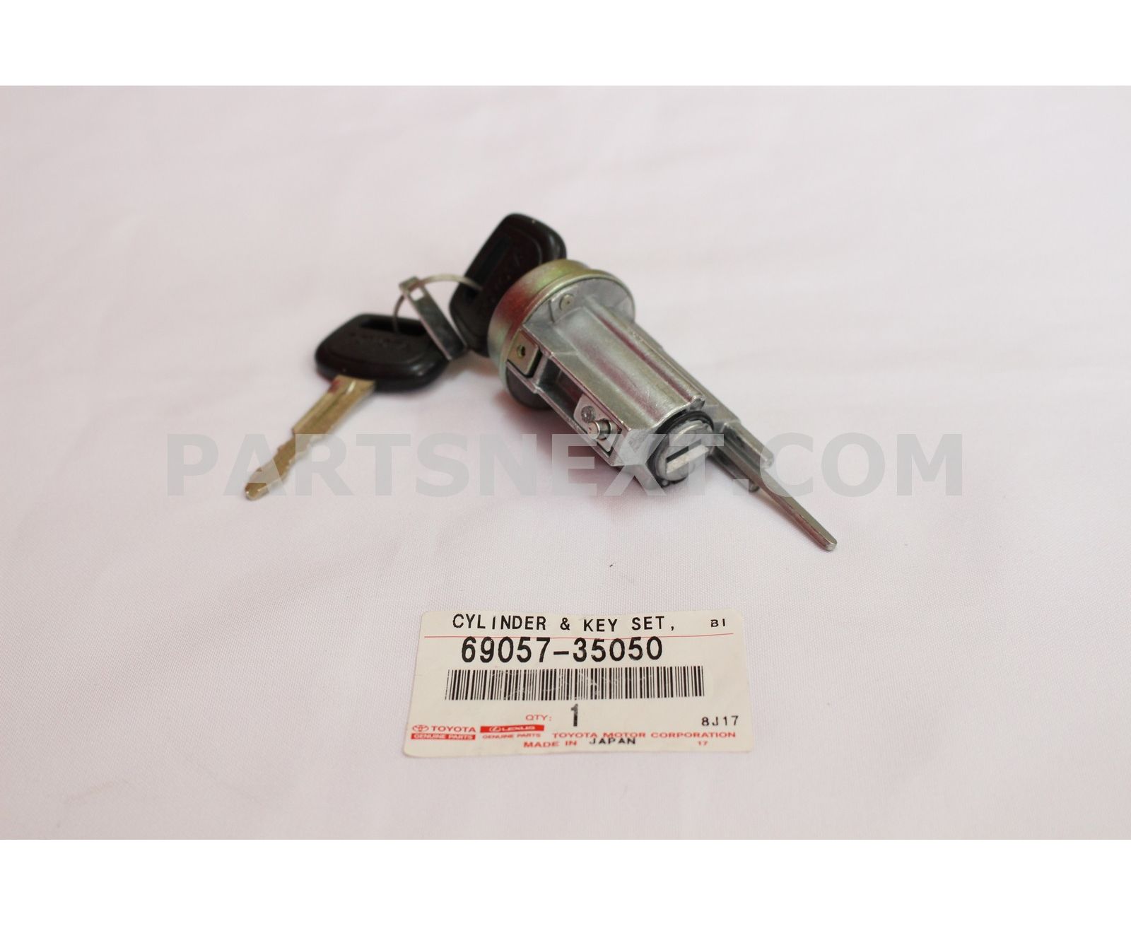 Toyota :: 69057-35050 CYLINDER & KEY SET, IGNITION SWITCH LOCK