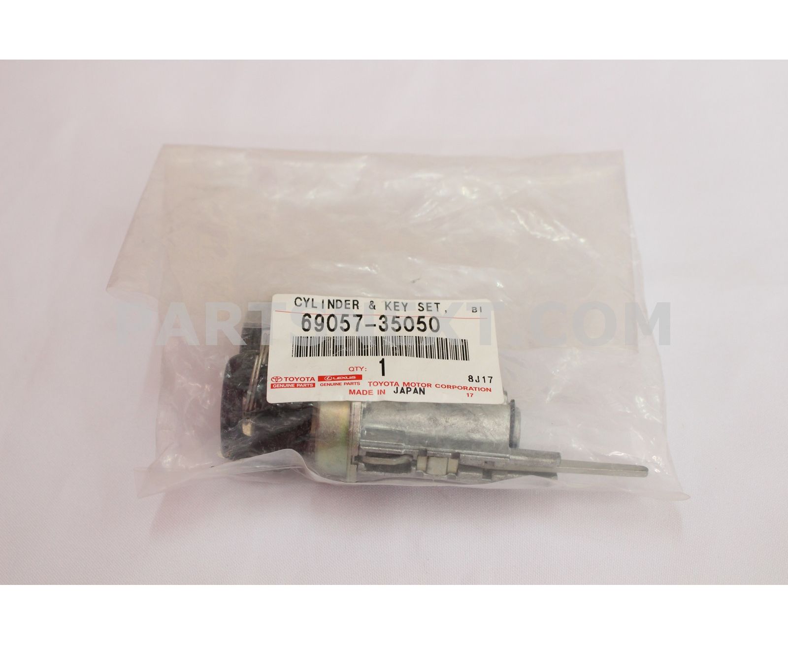 Toyota :: 69057-35050 CYLINDER & KEY SET, IGNITION SWITCH LOCK