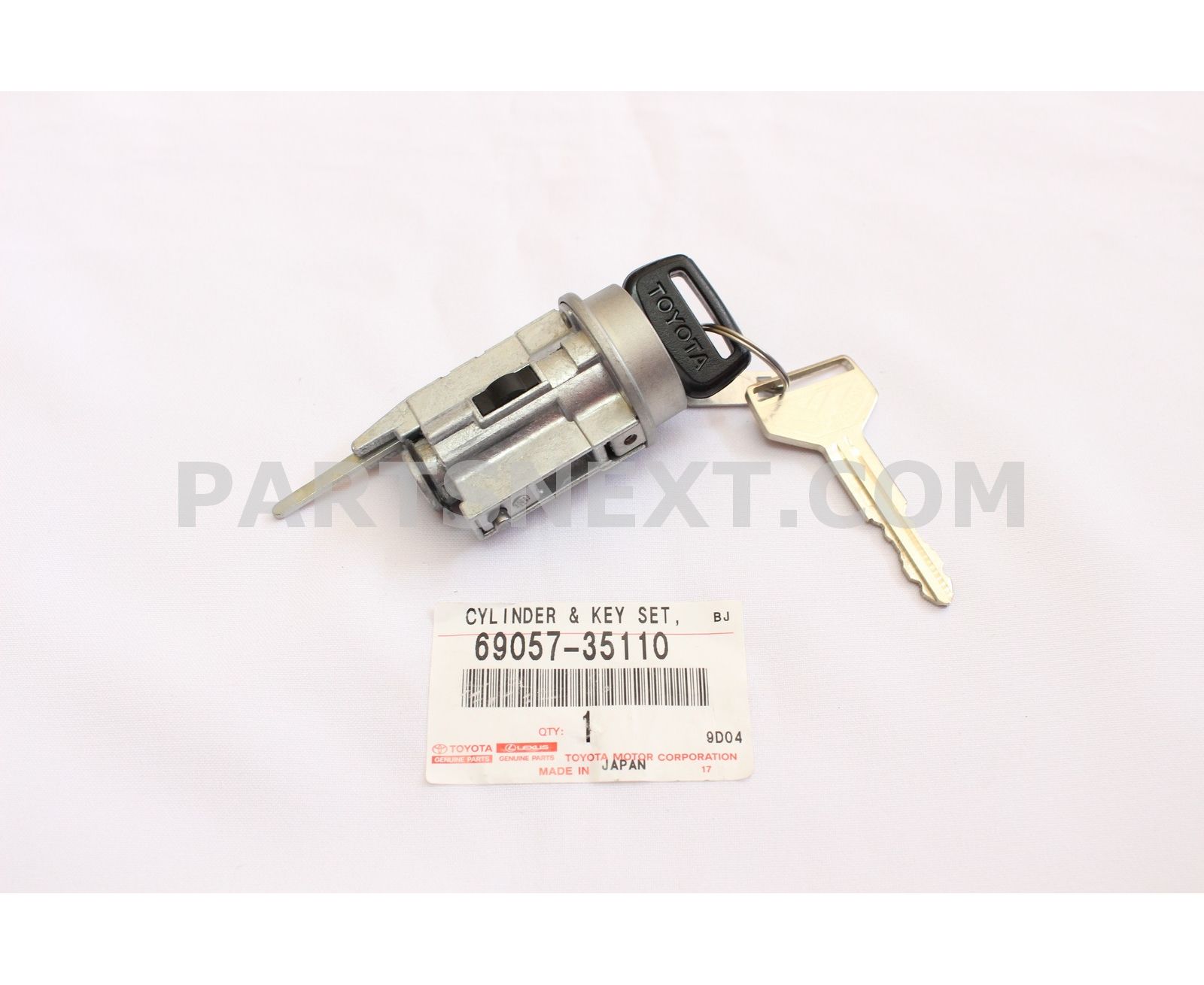 Toyota :: 69057-35110 CYLINDER & KEY SET, IGNITION SWITCH LOCK