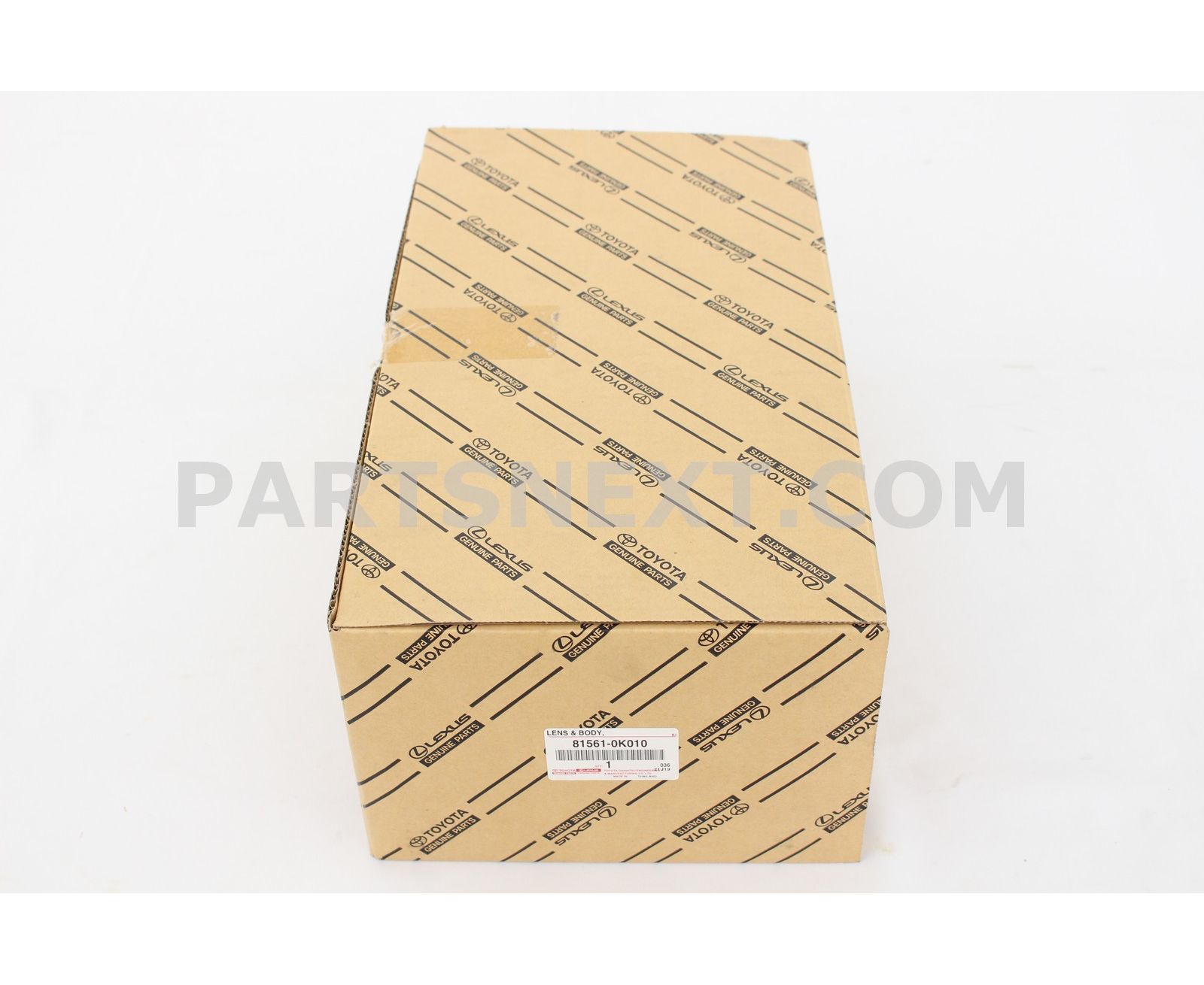 Toyota :: 81561-0K010 LENS, REAR COMBINATION LAMP, LH