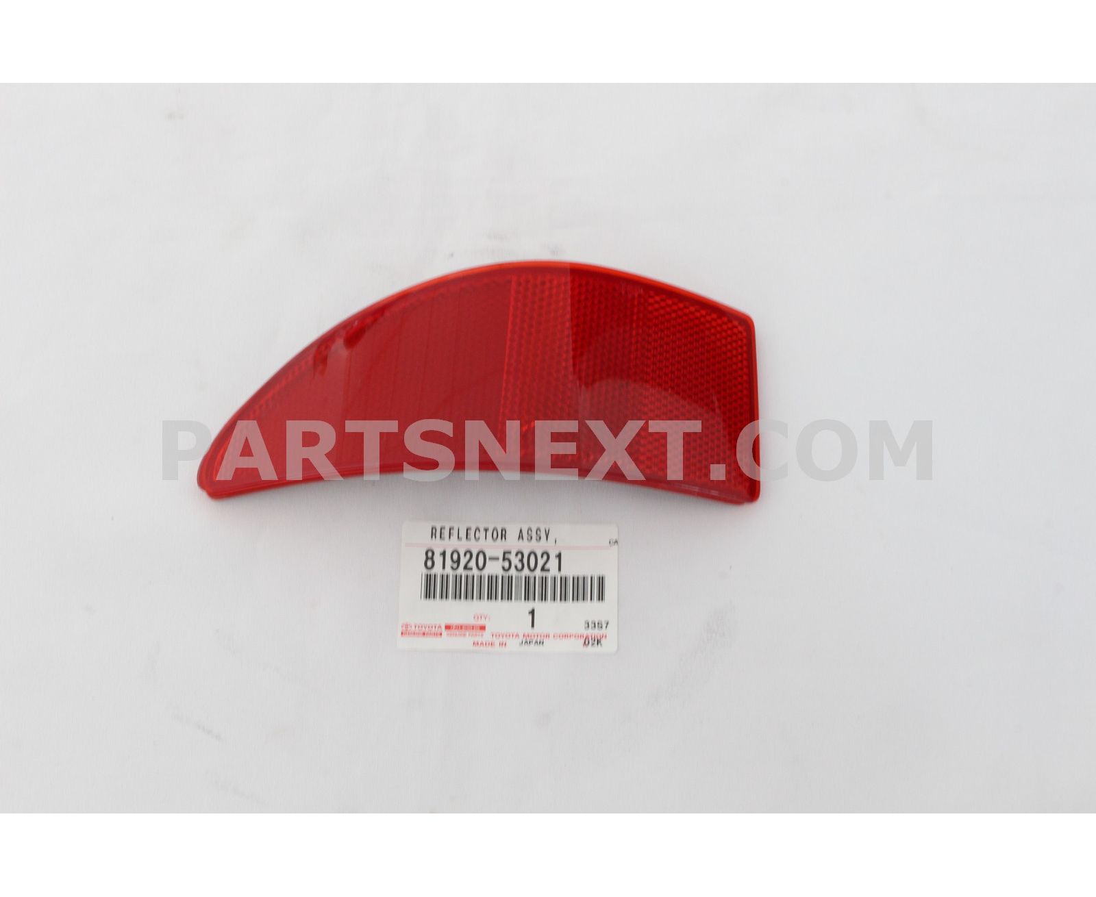 Toyota :: 81920-53021 REFLECTOR ASSY, REFLEX, LH