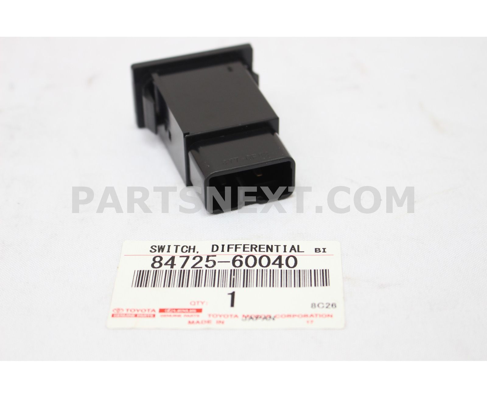 Toyota :: 84725-60040 SWITCH, CENTER DIFFERENTIAL LOCK