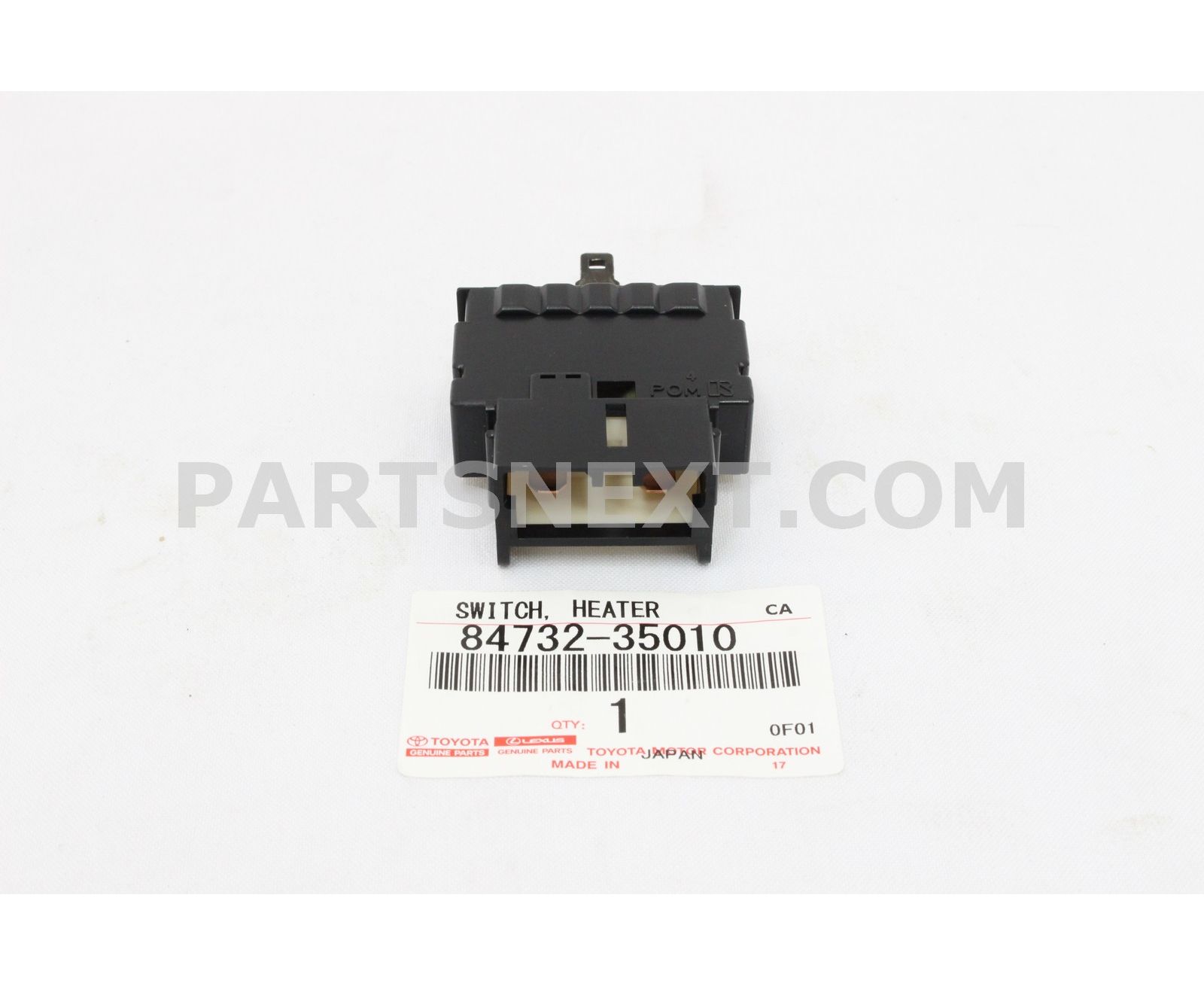 Toyota :: 84732-35010 SWITCH ASSY, HEATER BLOWER