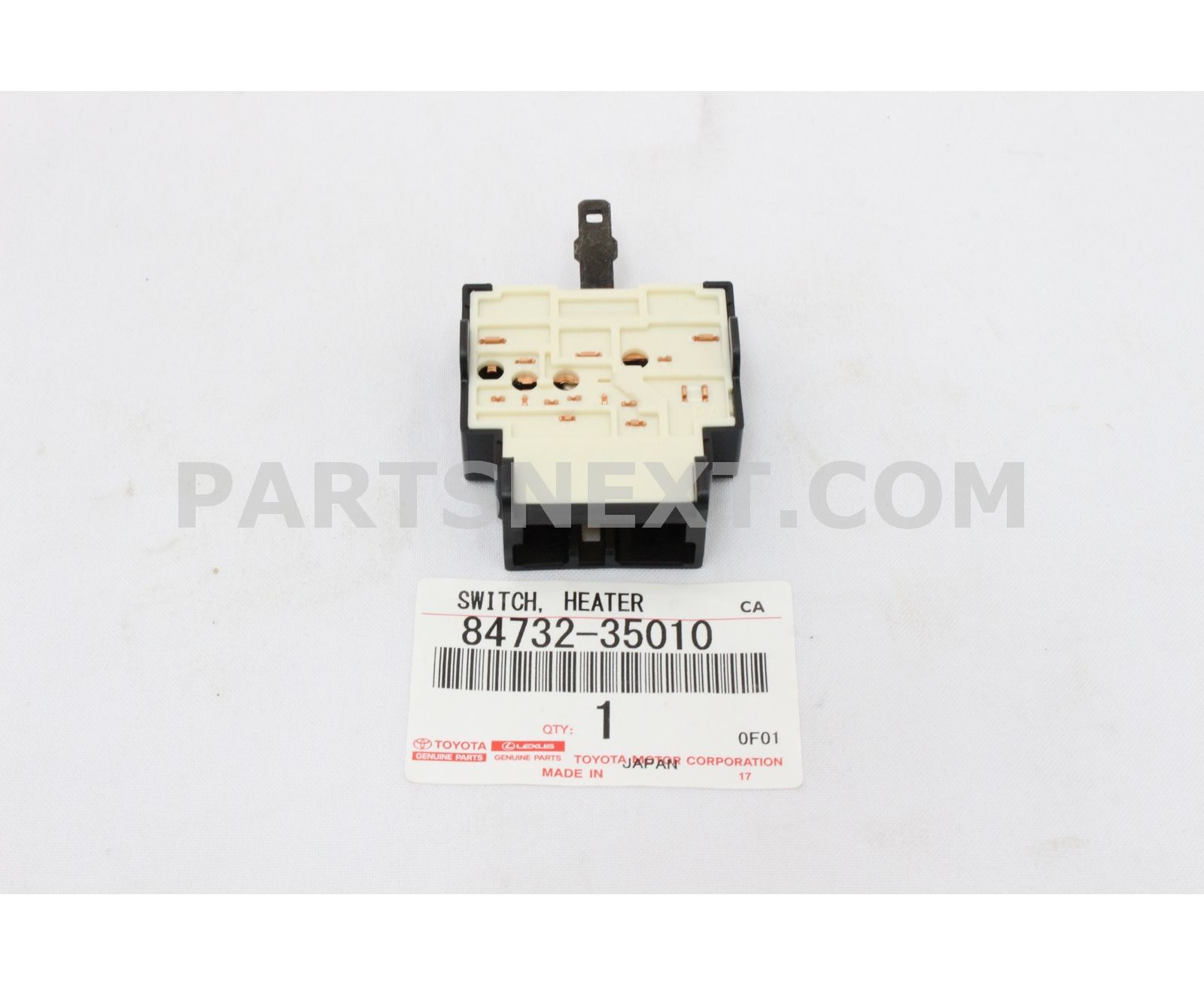 Toyota :: 84732-35010 SWITCH ASSY, HEATER BLOWER