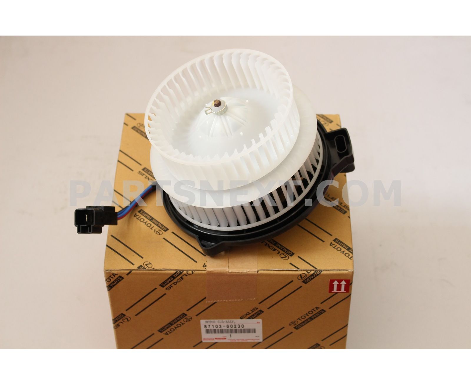 Toyota :: 87103-60230 MOTOR SUB-ASSY, HEATER BLOWER, W/FAN