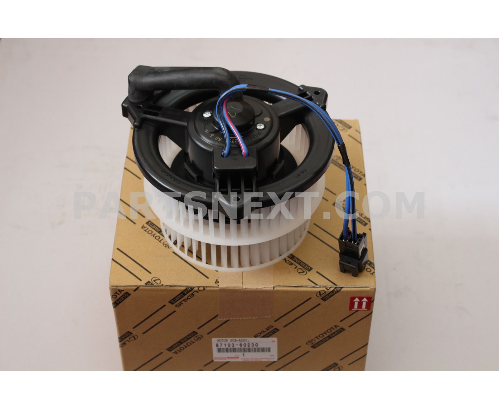 Toyota :: 87103-60230 MOTOR SUB-ASSY, HEATER BLOWER, W/FAN