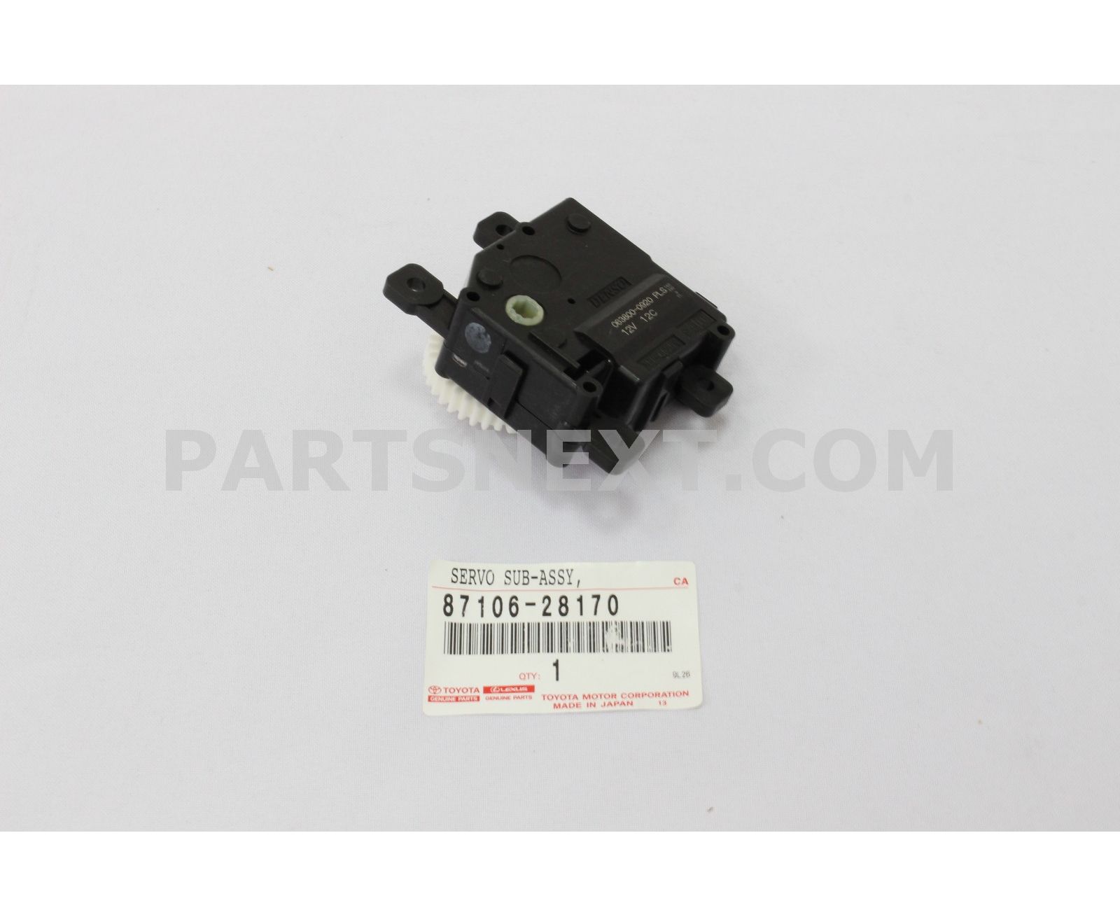 Toyota :: 87106-28170 DAMPER SERVO SUB-ASSY, REAR COOLING UNIT, NO.1