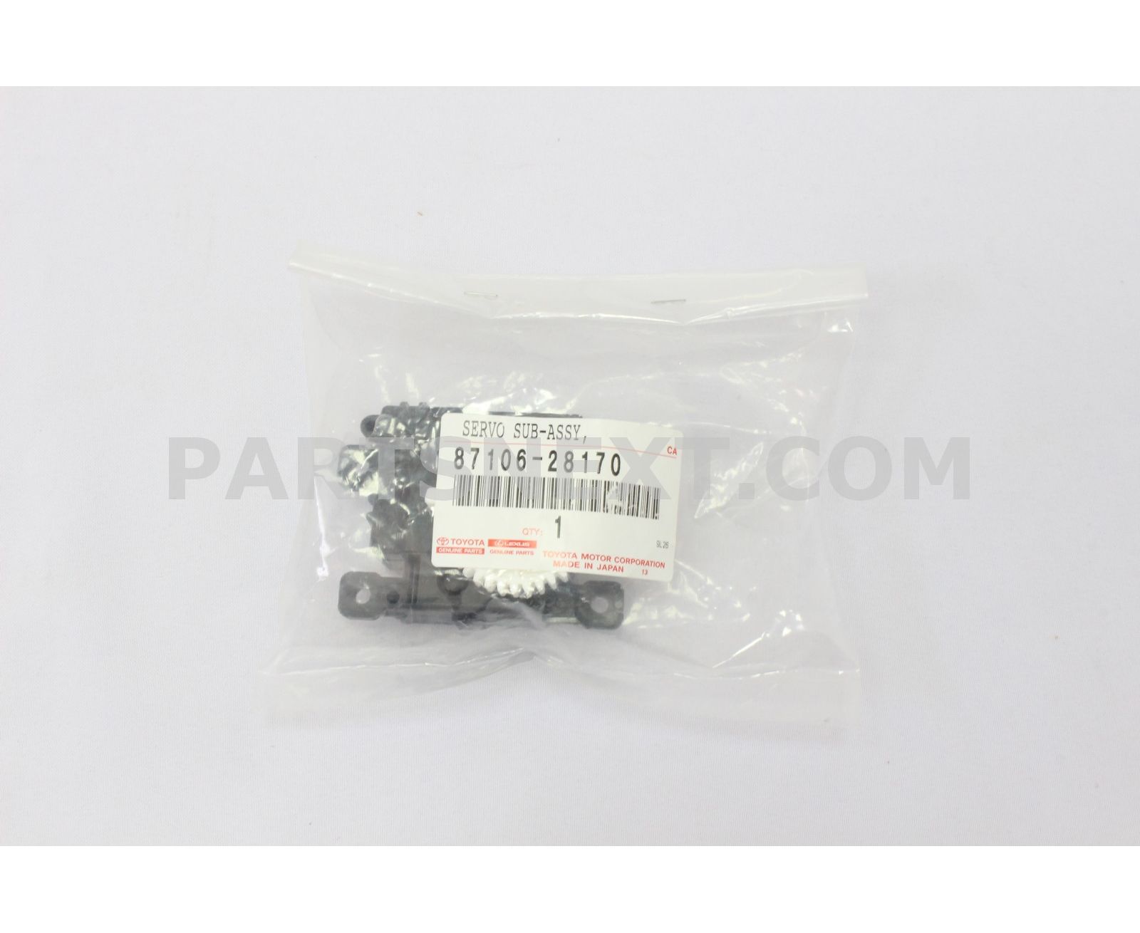 Toyota :: 87106-28170 DAMPER SERVO SUB-ASSY, REAR COOLING UNIT, NO.1