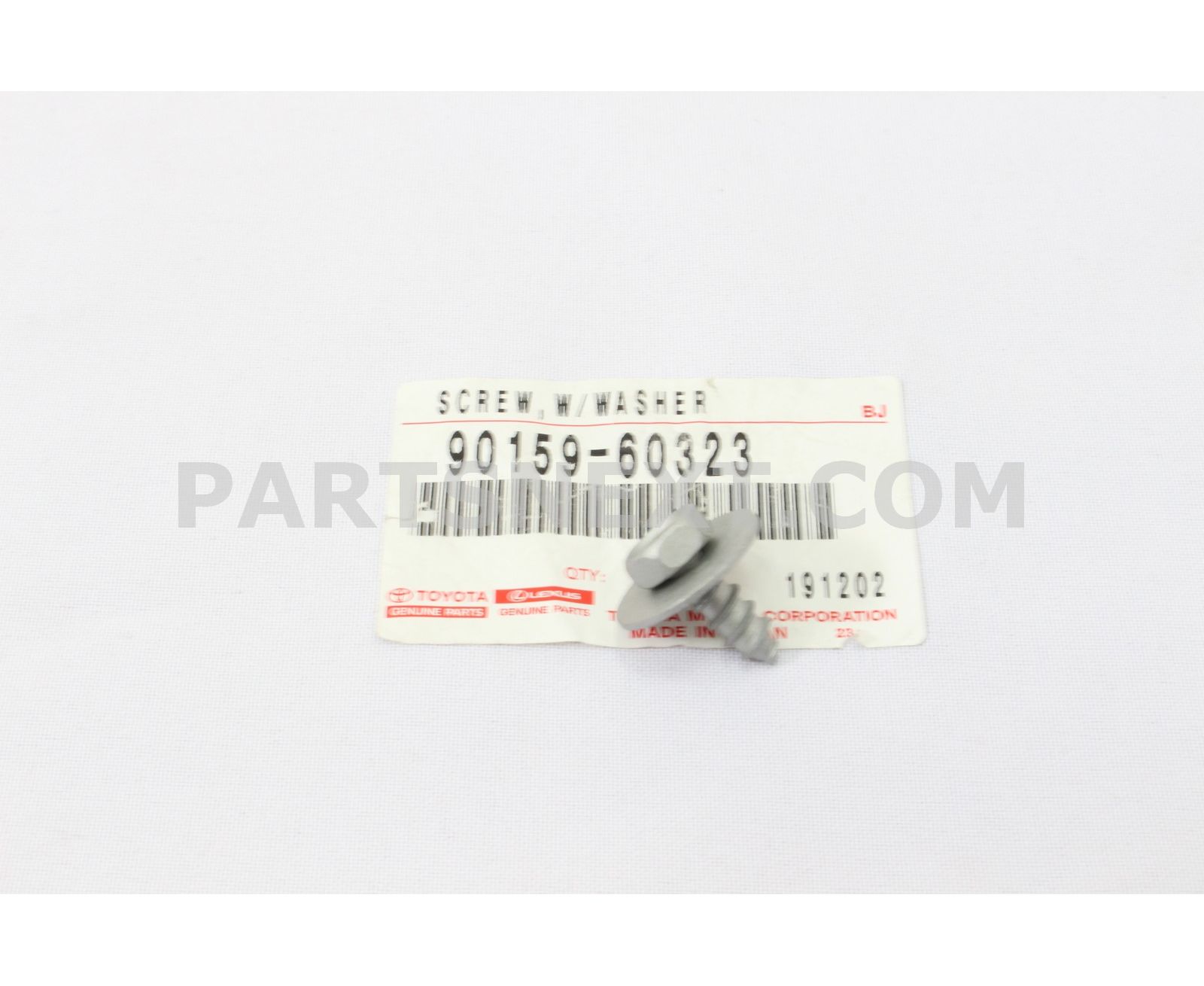Toyota :: 90159-60323 SCREW, W/WASHER