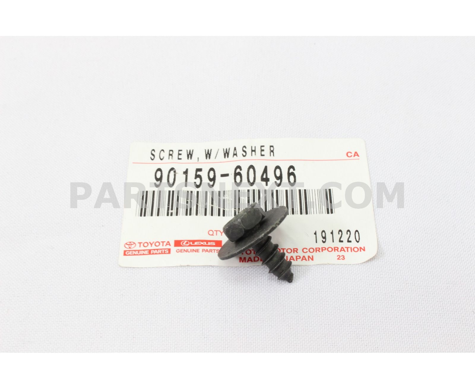 Toyota :: 90159-60496 SCREW, W/WASHER