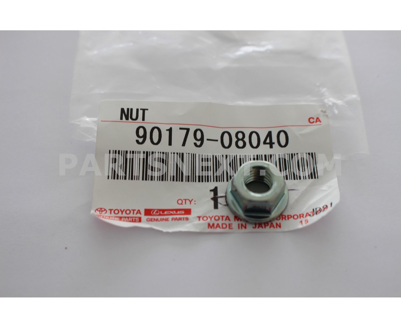 Toyota :: 90179-08040 NUT (FOR TRANSMISSION CONTROL CABLE)