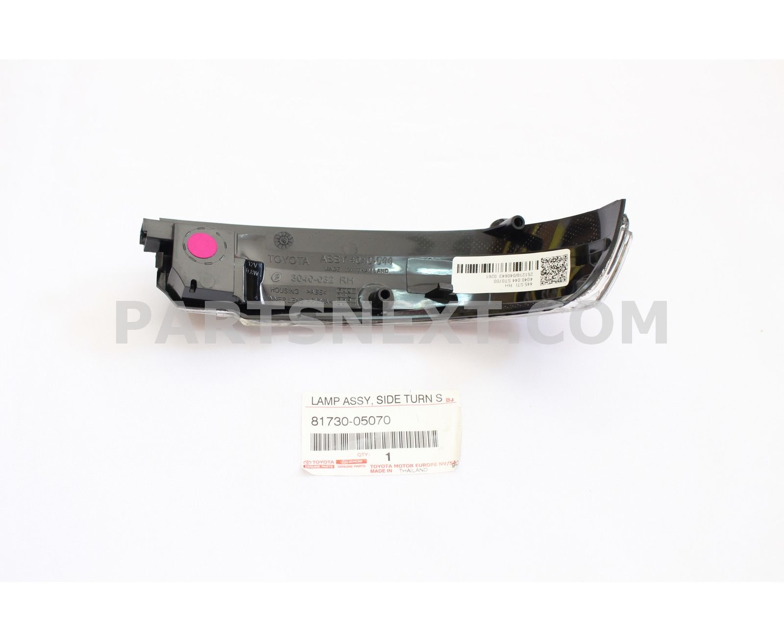 Toyota :: 81730-05070 LAMP ASSY, SIDE TURN SIGNAL, RH