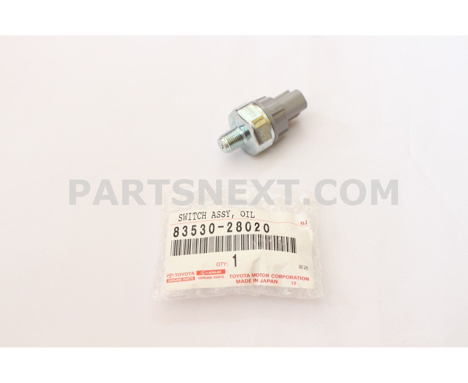 Toyota :: 83530-28020 SWITCH ASSY, OIL PRESSURE (FOR ENGINE)
