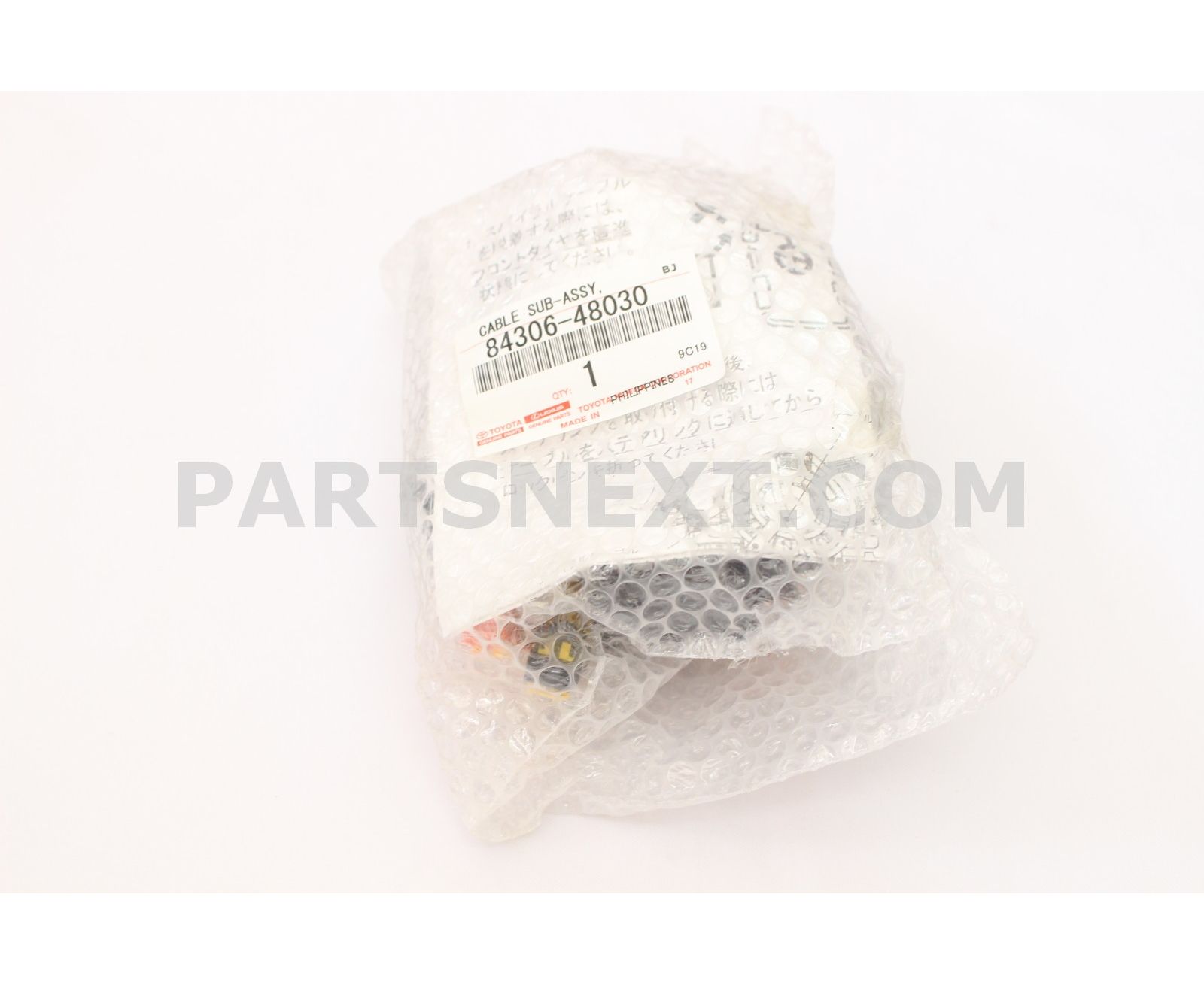 Toyota :: 84306-48030 CABLE SUB-ASSY, SPIRAL