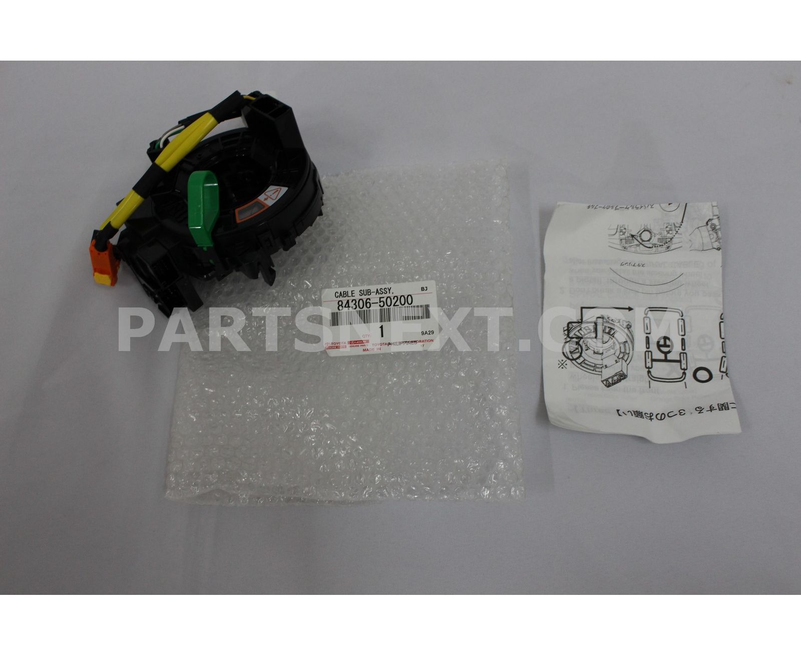 Toyota :: 84306-50200 CABLE SUB-ASSY, SPIRAL