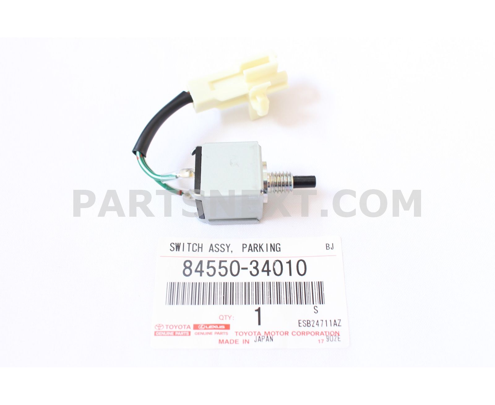 Toyota :: 84550-34010 SWITCH ASSY, PARKING BRAKE
