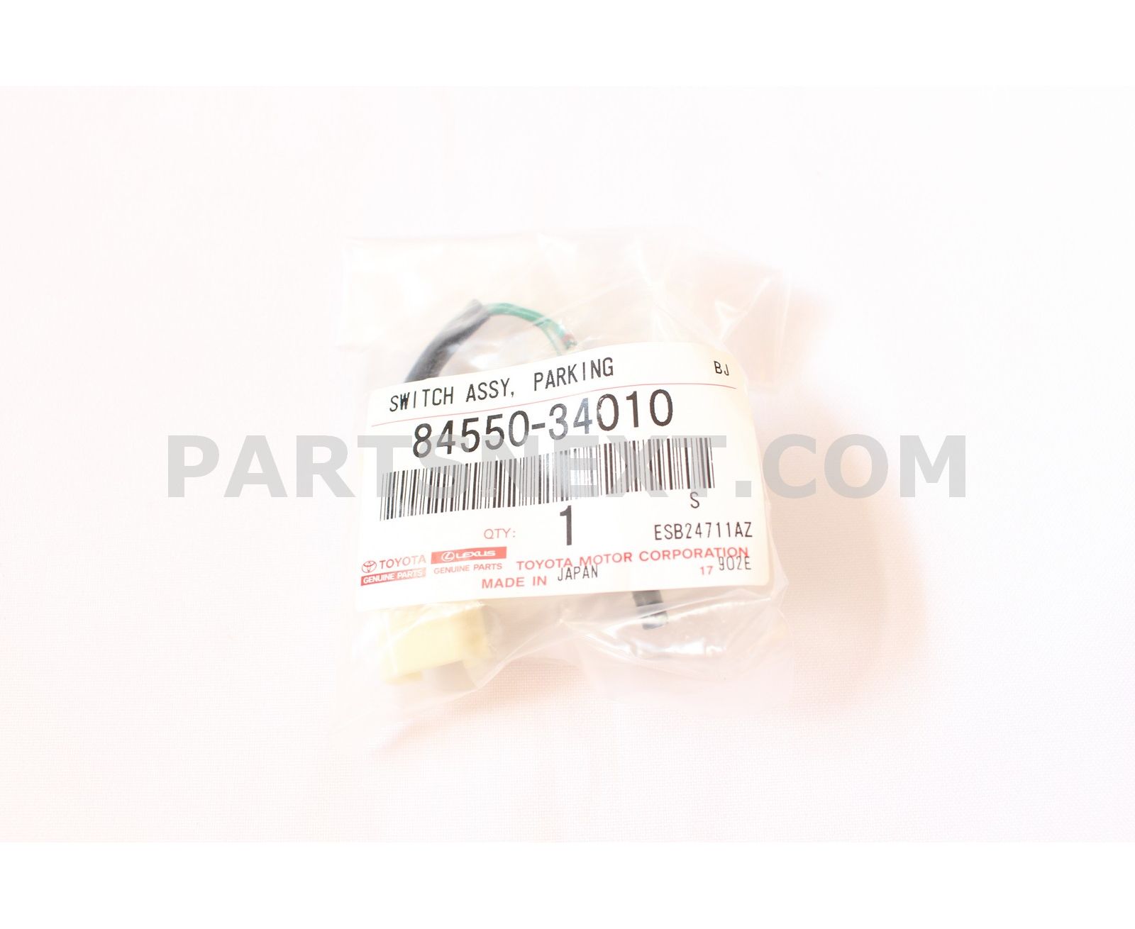 Toyota :: 84550-34010 SWITCH ASSY, PARKING BRAKE