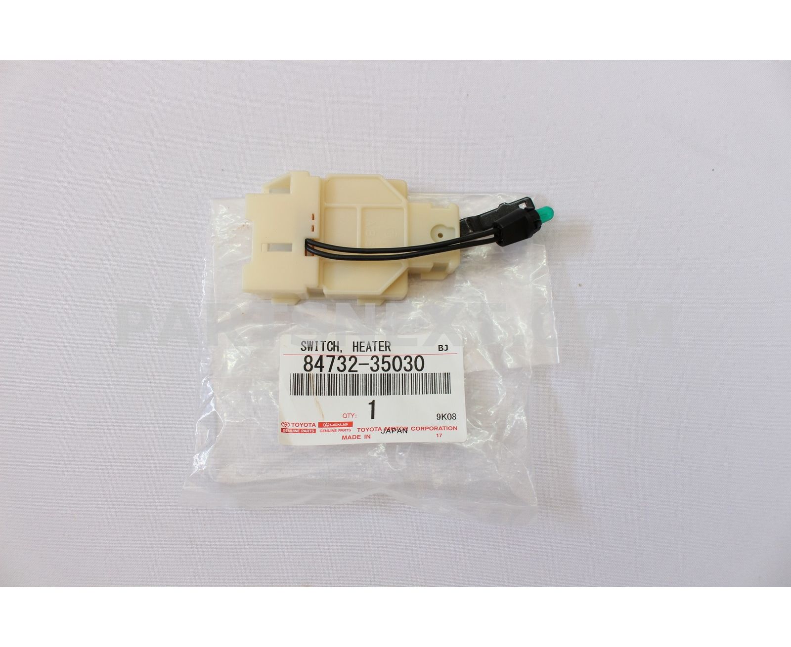 Toyota :: 84732-35030 SWITCH ASSY, HEATER BLOWER