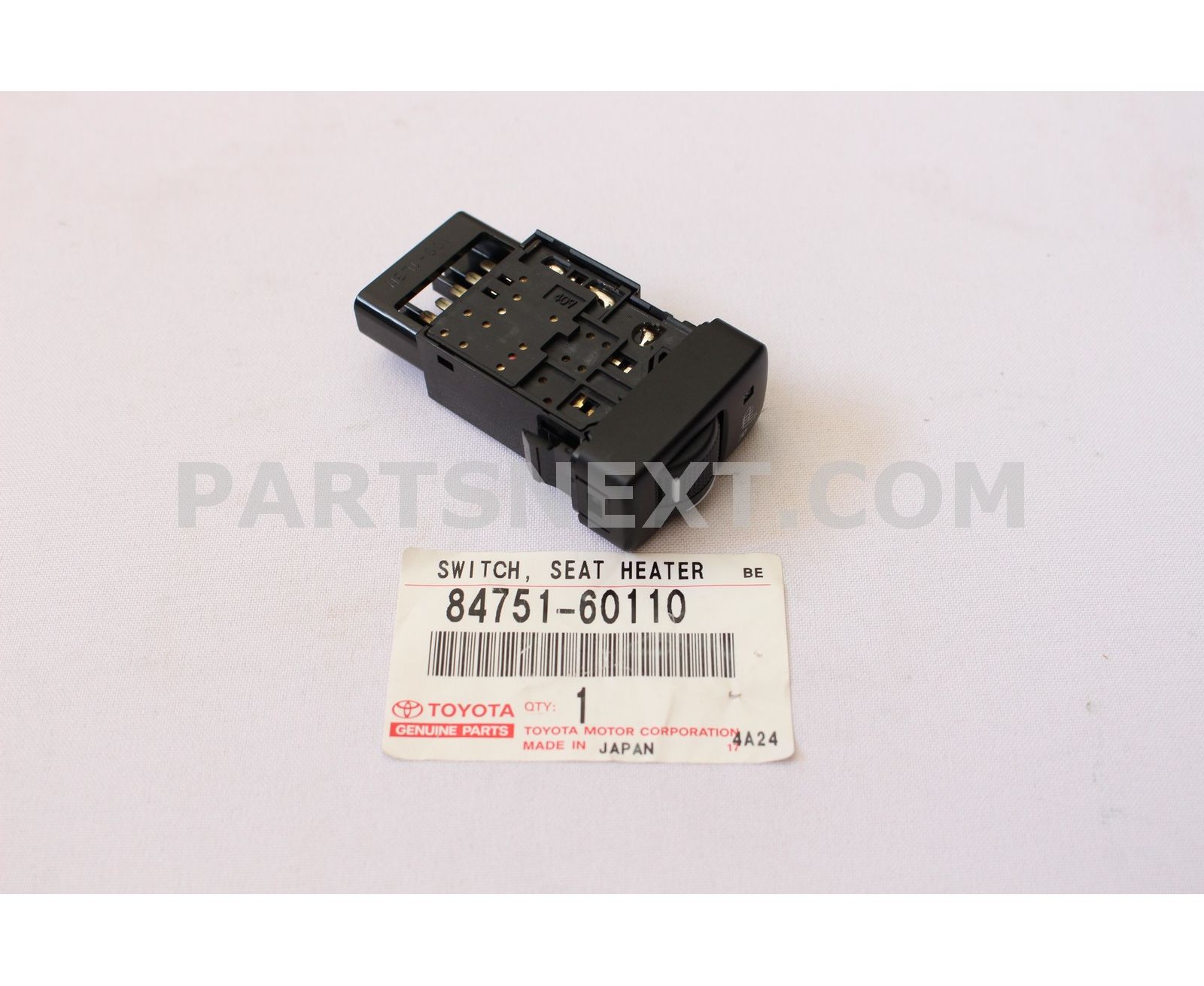 Toyota :: 84751-60110 SWITCH, SEAT HEATER