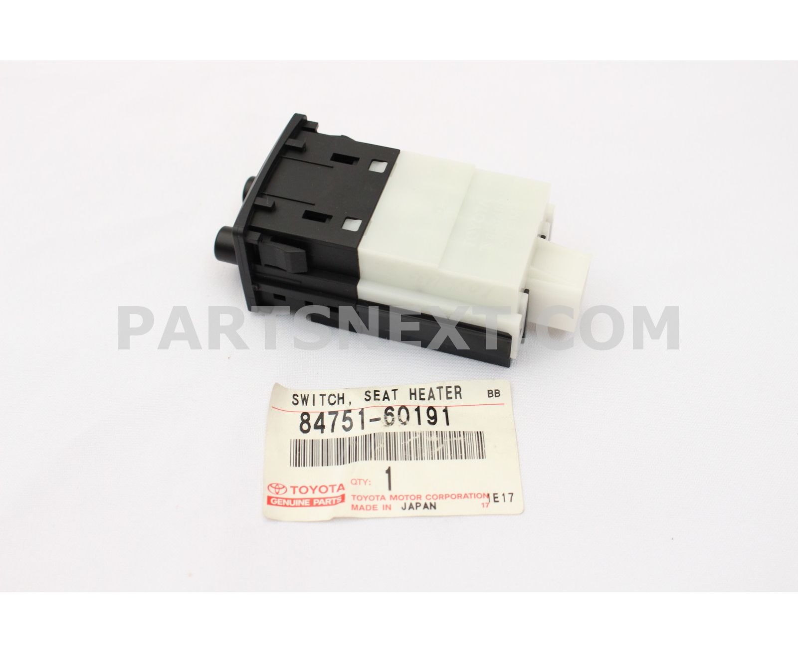 Toyota :: 84751-60191 SWITCH, SEAT HEATER