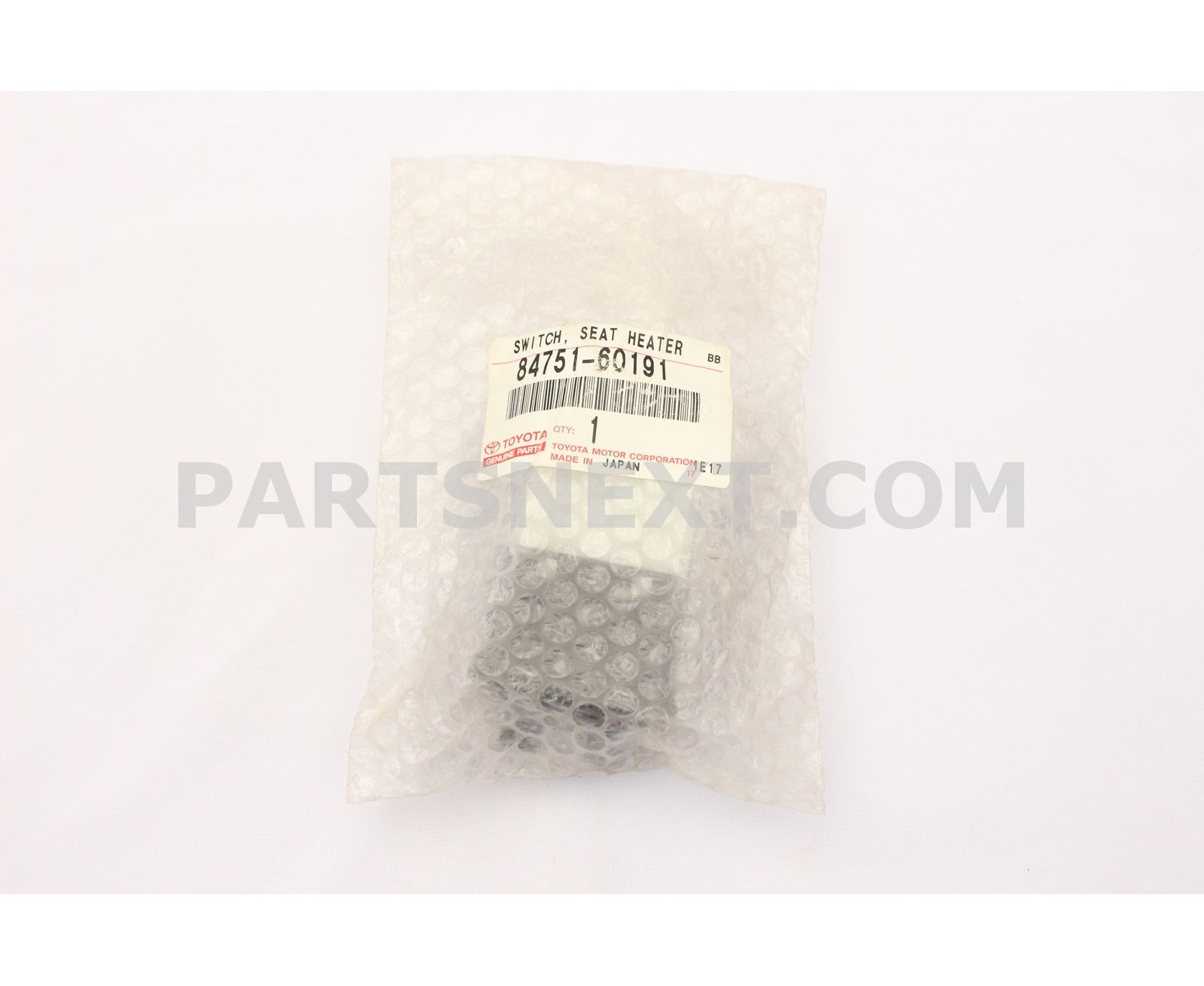 Toyota :: 84751-60191 SWITCH, SEAT HEATER