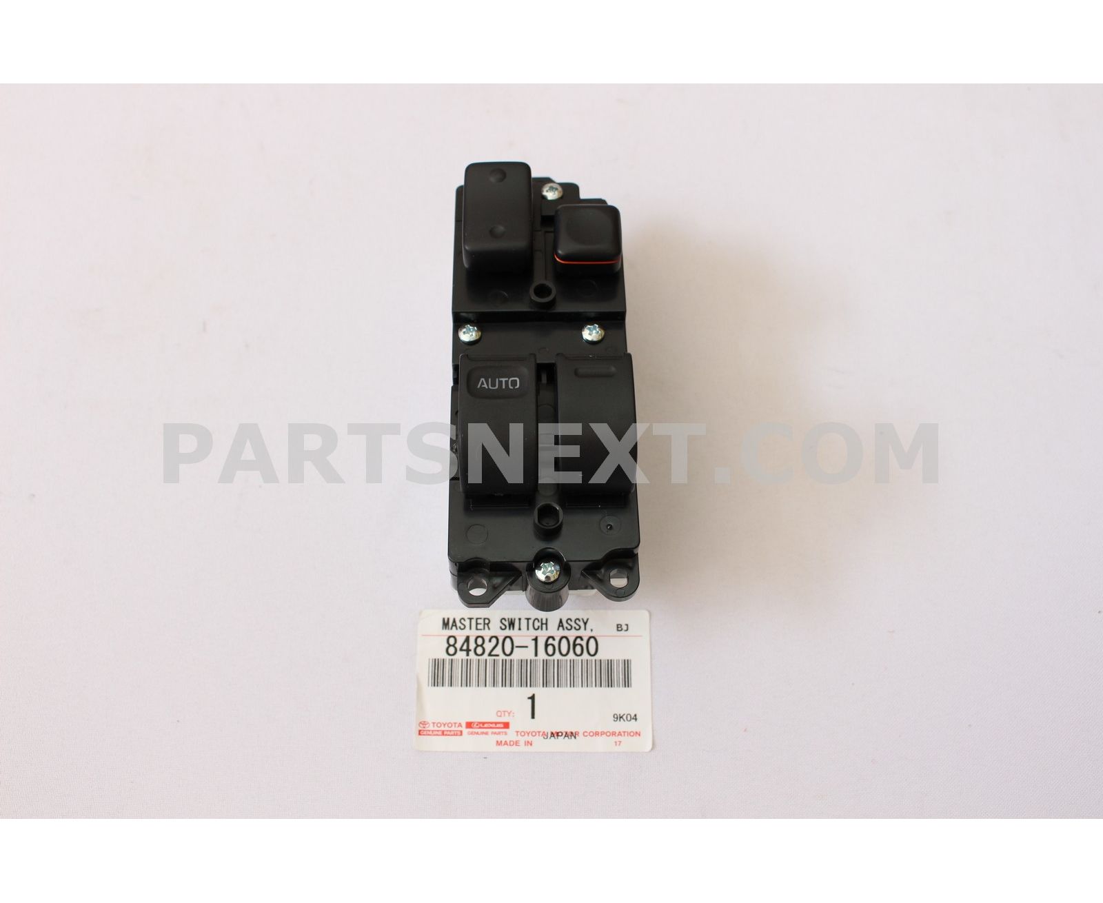 Toyota :: 84820-16060 MASTER SWITCH ASSY, POWER WINDOW REGULATOR