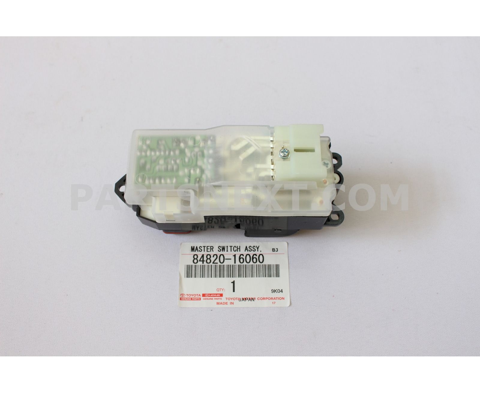 Toyota :: 84820-16060 MASTER SWITCH ASSY, POWER WINDOW REGULATOR