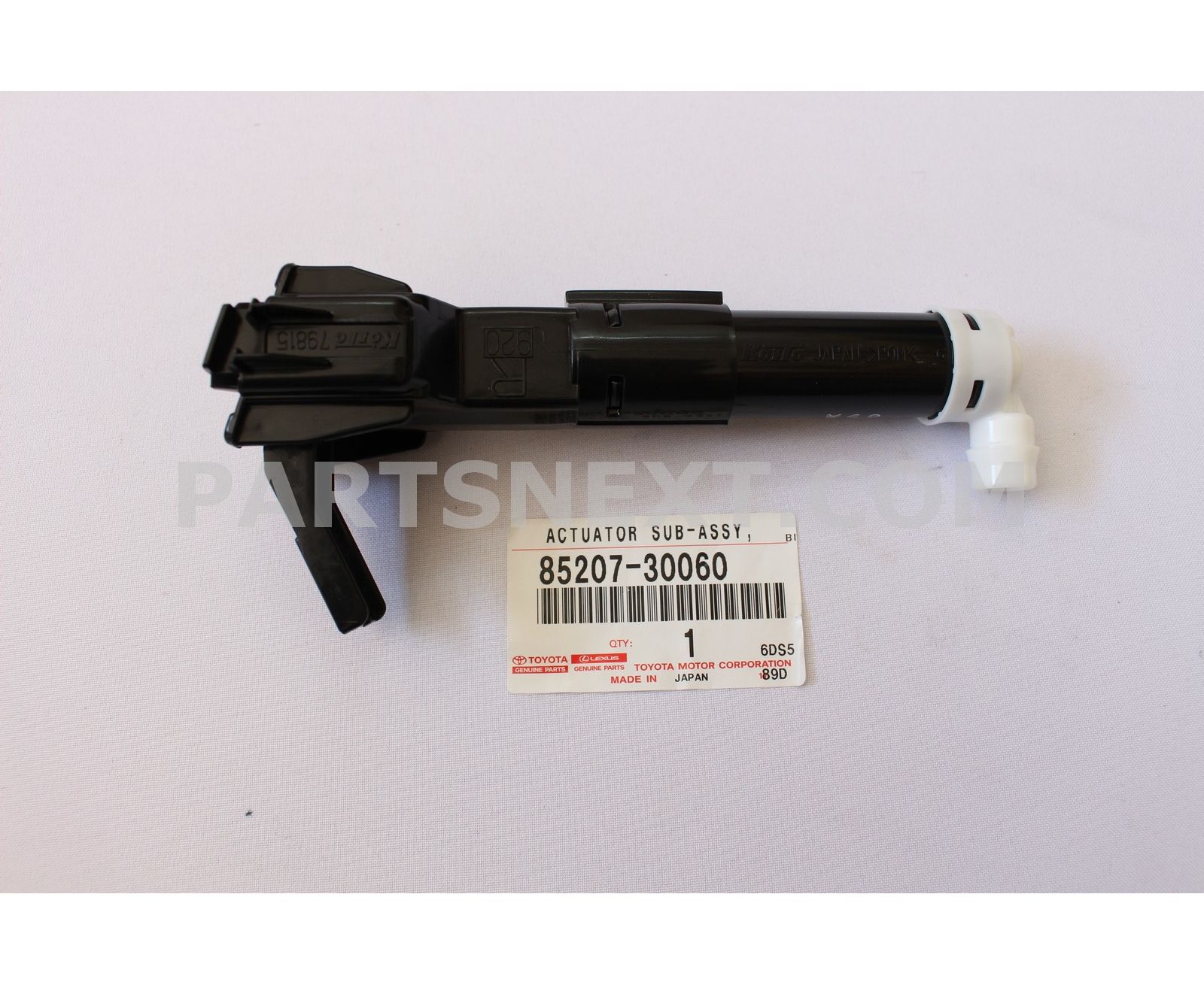 Toyota :: 85207-30060 ACTUATOR SUB-ASSY, HEADLAMP WASHER, RH