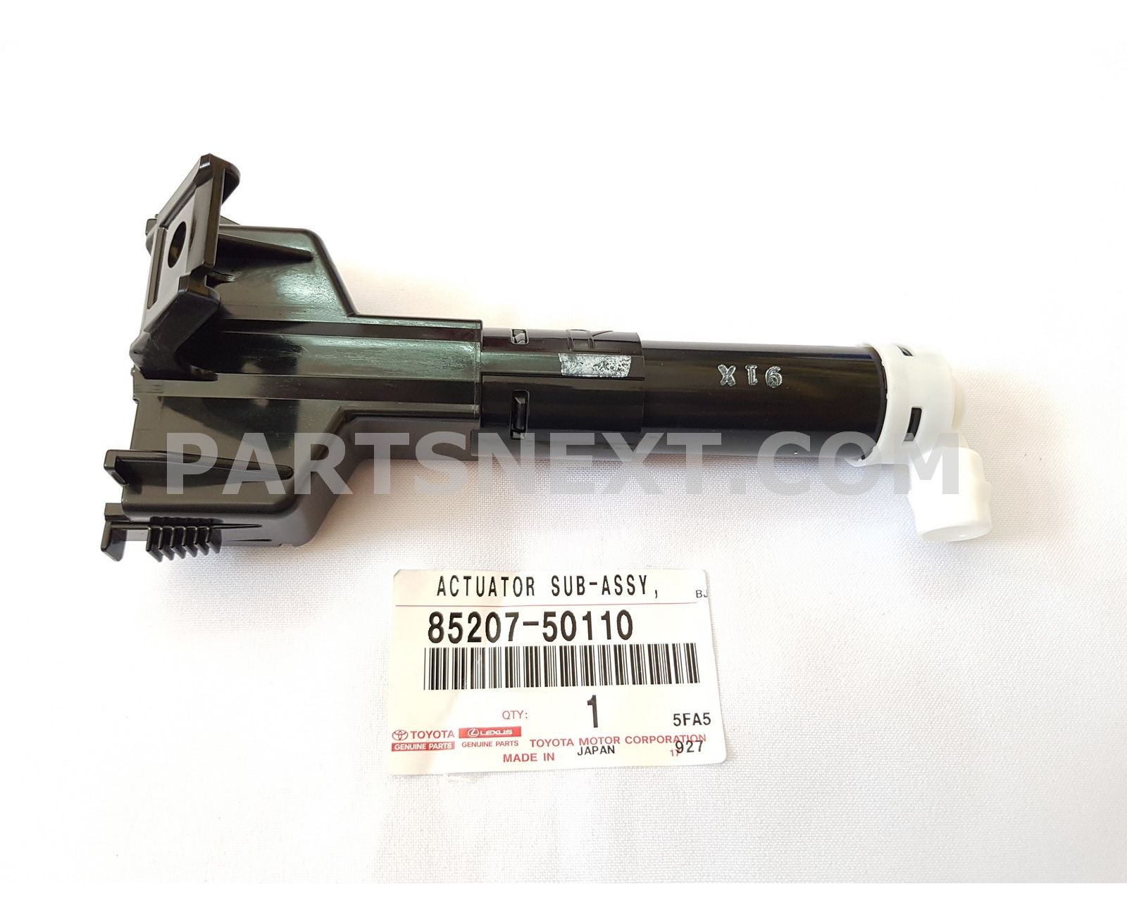 Toyota :: 85207-50110 ACTUATOR SUB-ASSY, HEADLAMP WASHER, RH