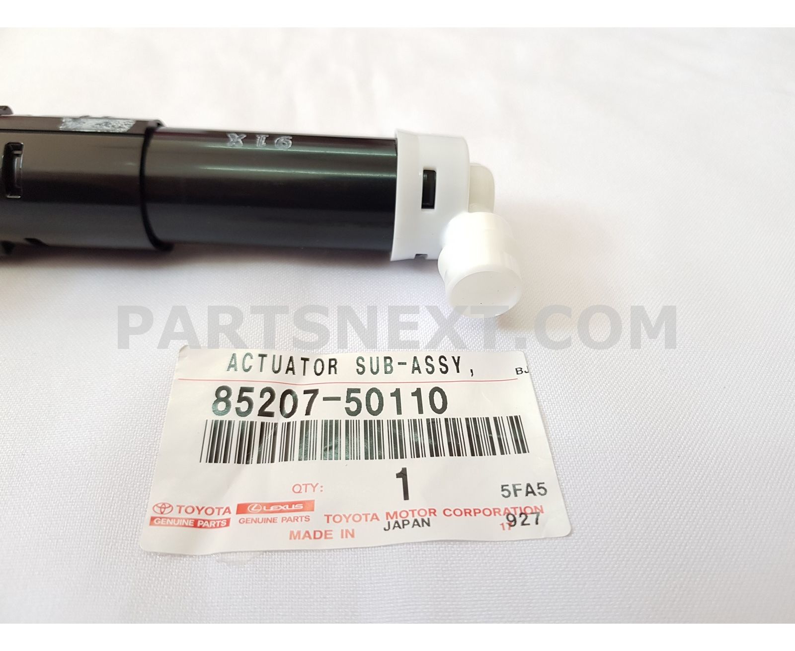 Toyota :: 85207-50110 ACTUATOR SUB-ASSY, HEADLAMP WASHER, RH