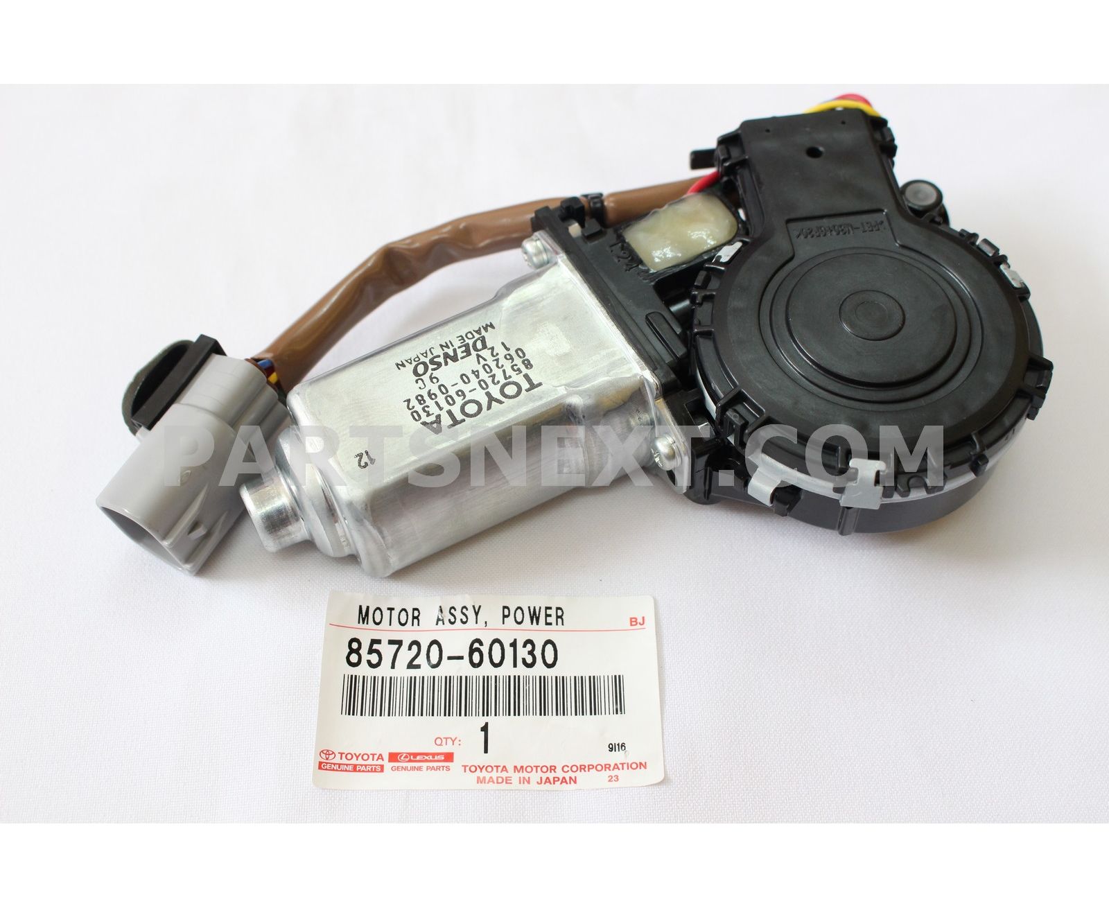 Toyota :: 85720-60130 MOTOR ASSY, POWER WINDOW REGULATOR, FRONT LH