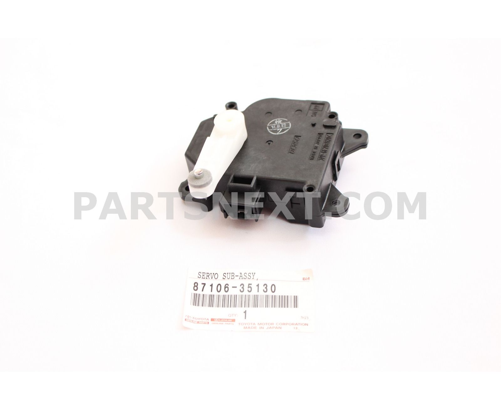 Toyota :: 87106-35130 SERVO SUB-ASSY, DAMPER(FOR BLOWER)