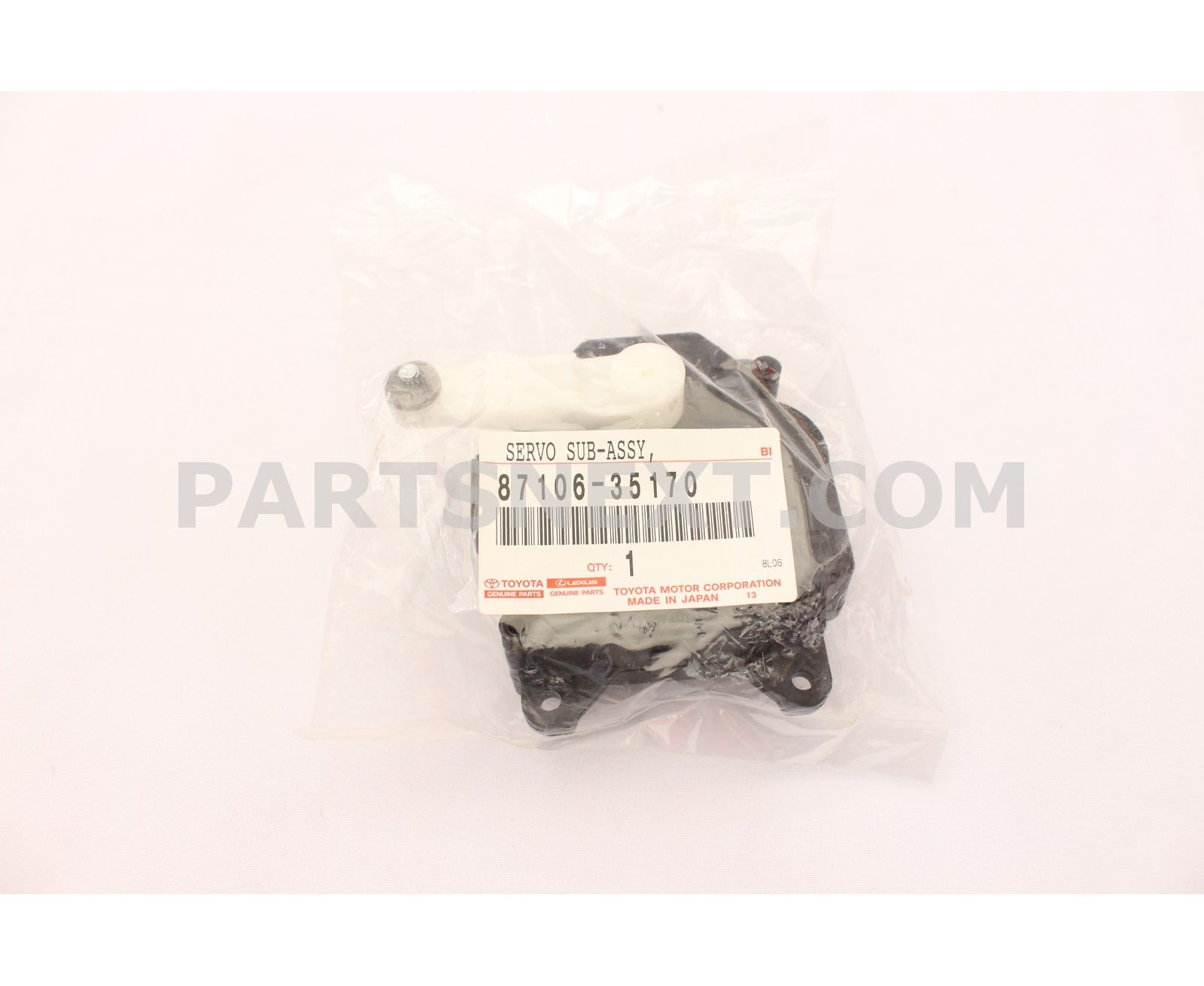 Toyota :: 87106-35170 SERVO SUB-ASSY, DAMPER(FOR AIRMIX)