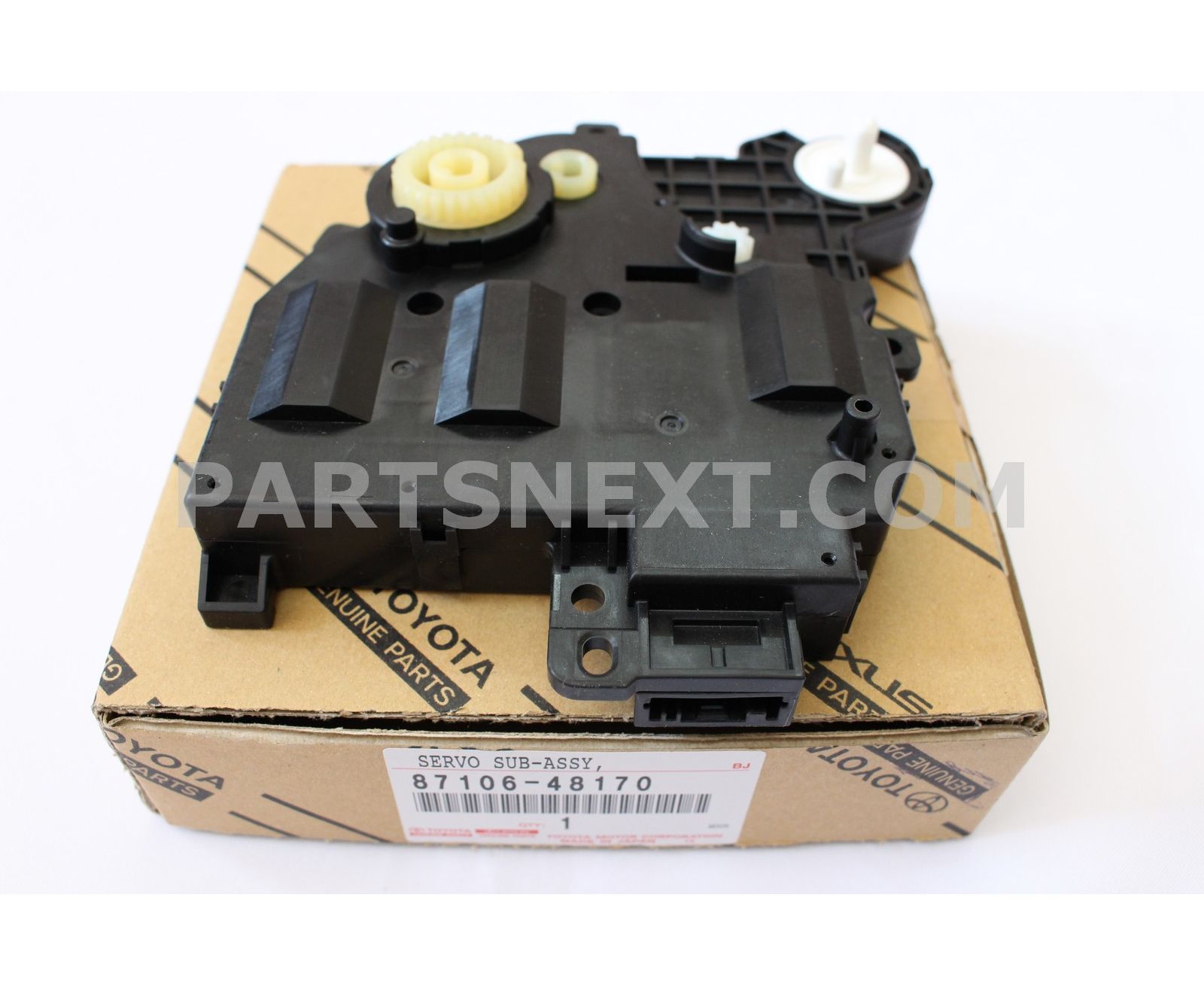 Toyota :: 87106-48170 DAMPER SERVO SUB-ASSY, AIR CONDITIONER RADIATOR, NO.1