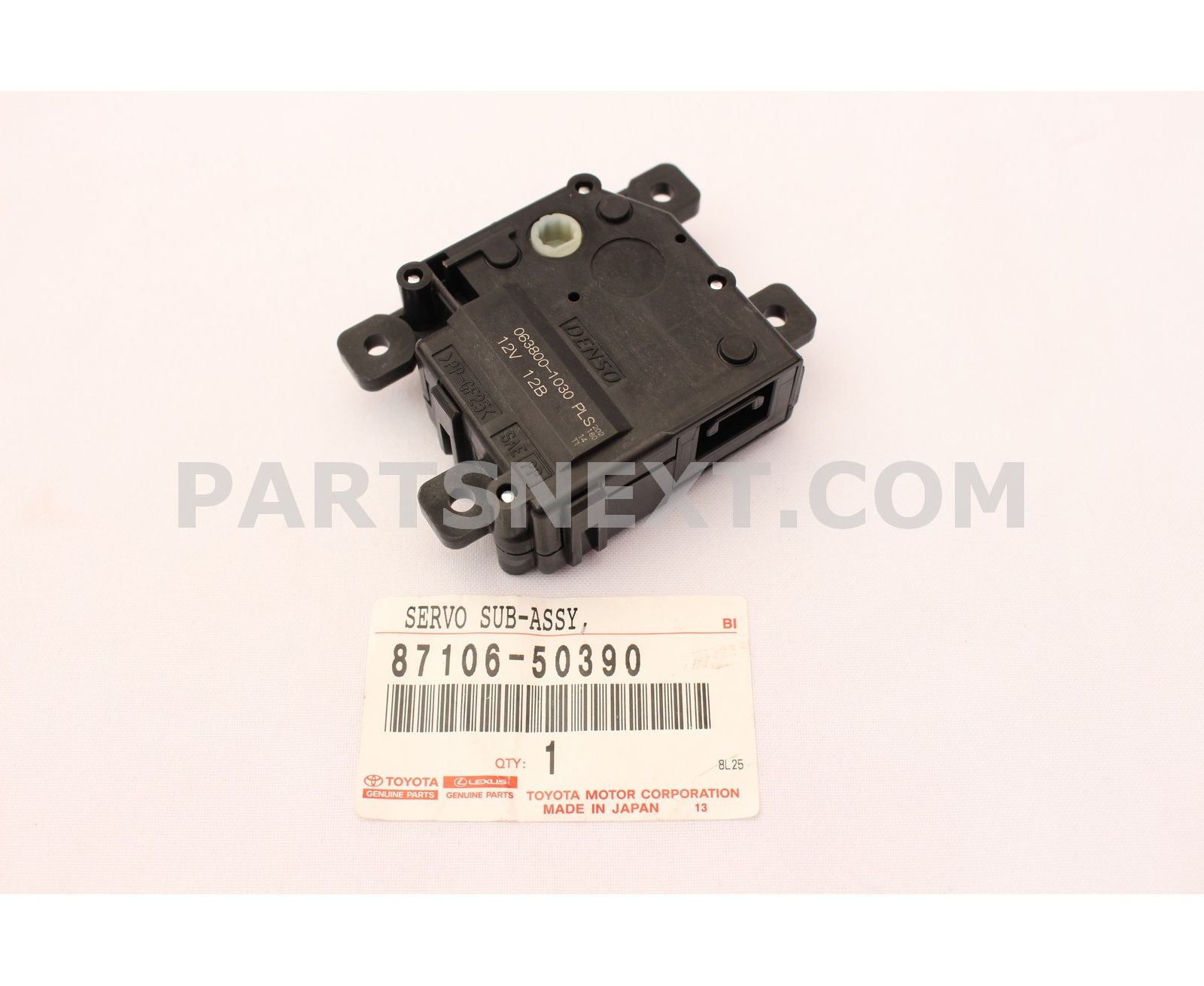 Toyota :: 87106-50390 DAMPER SERVO SUB-ASSY, AIR CONDITIONER RADIATOR, NO.1