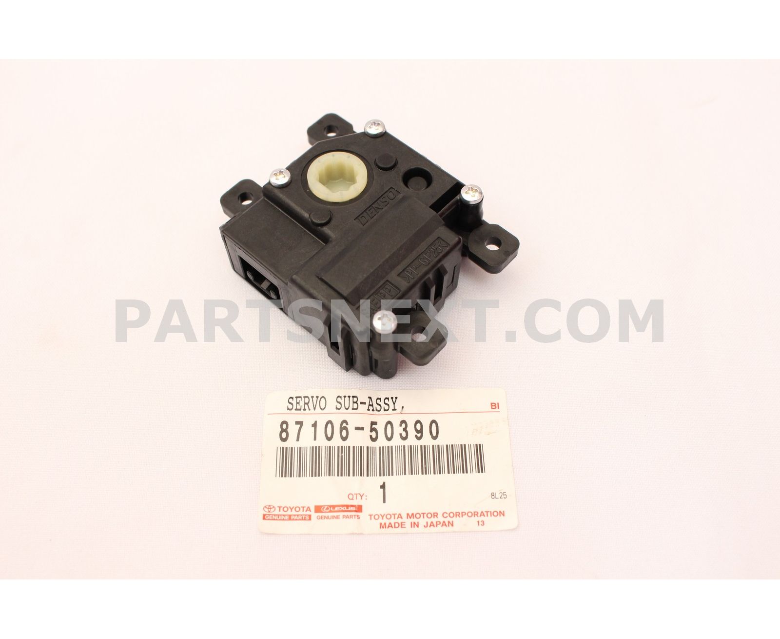 Toyota :: 87106-50390 DAMPER SERVO SUB-ASSY, AIR CONDITIONER RADIATOR, NO.1