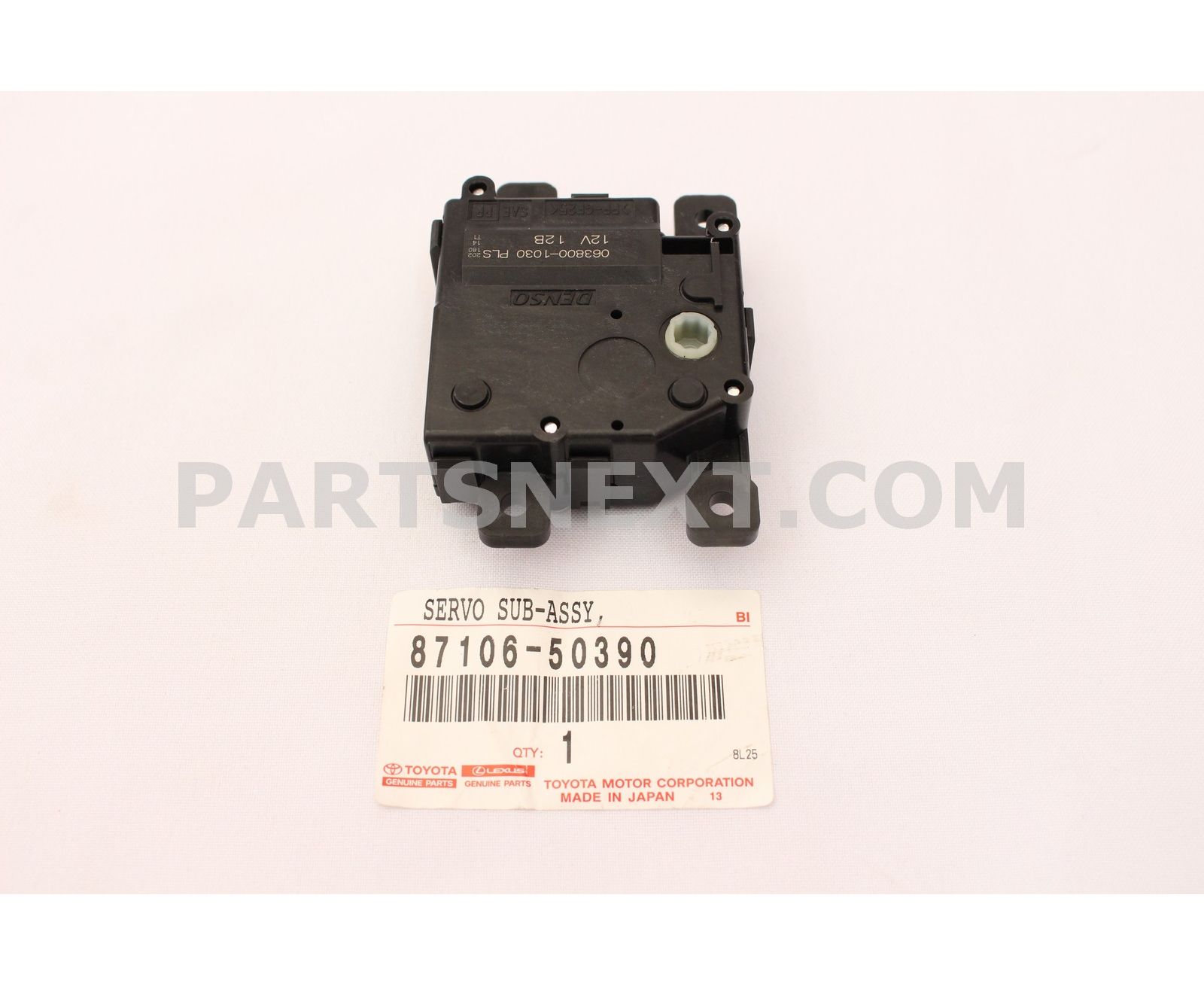 Toyota :: 87106-50390 DAMPER SERVO SUB-ASSY, AIR CONDITIONER RADIATOR, NO.1