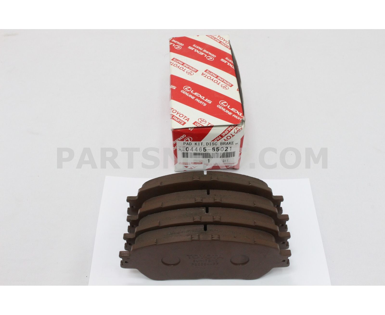 Toyota :: 04465-65021 PAD KIT, DISC BRAKE, FRONT