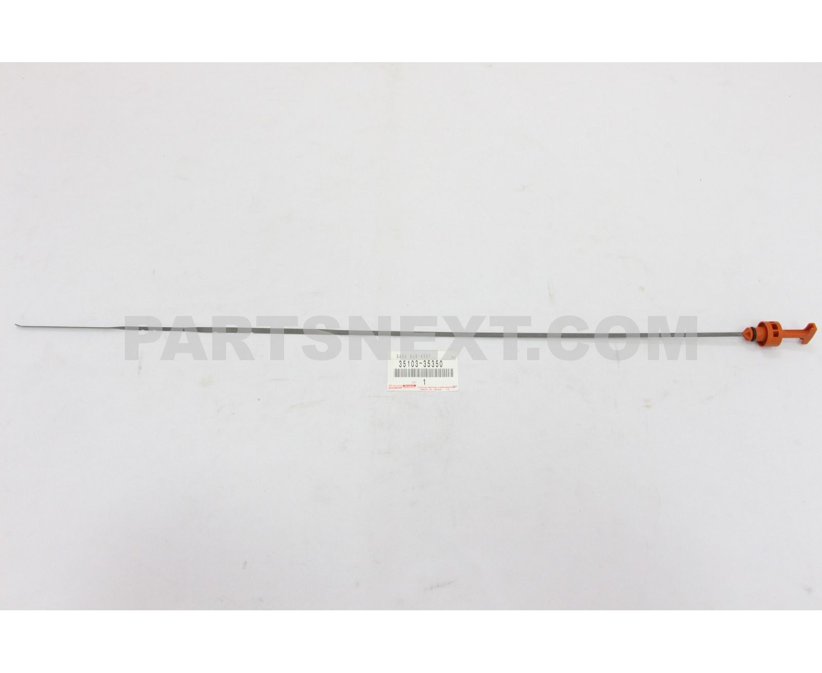 Toyota :: 35103-35350 GAGE SUB-ASSY, TRANSMISSION OIL LEVEL