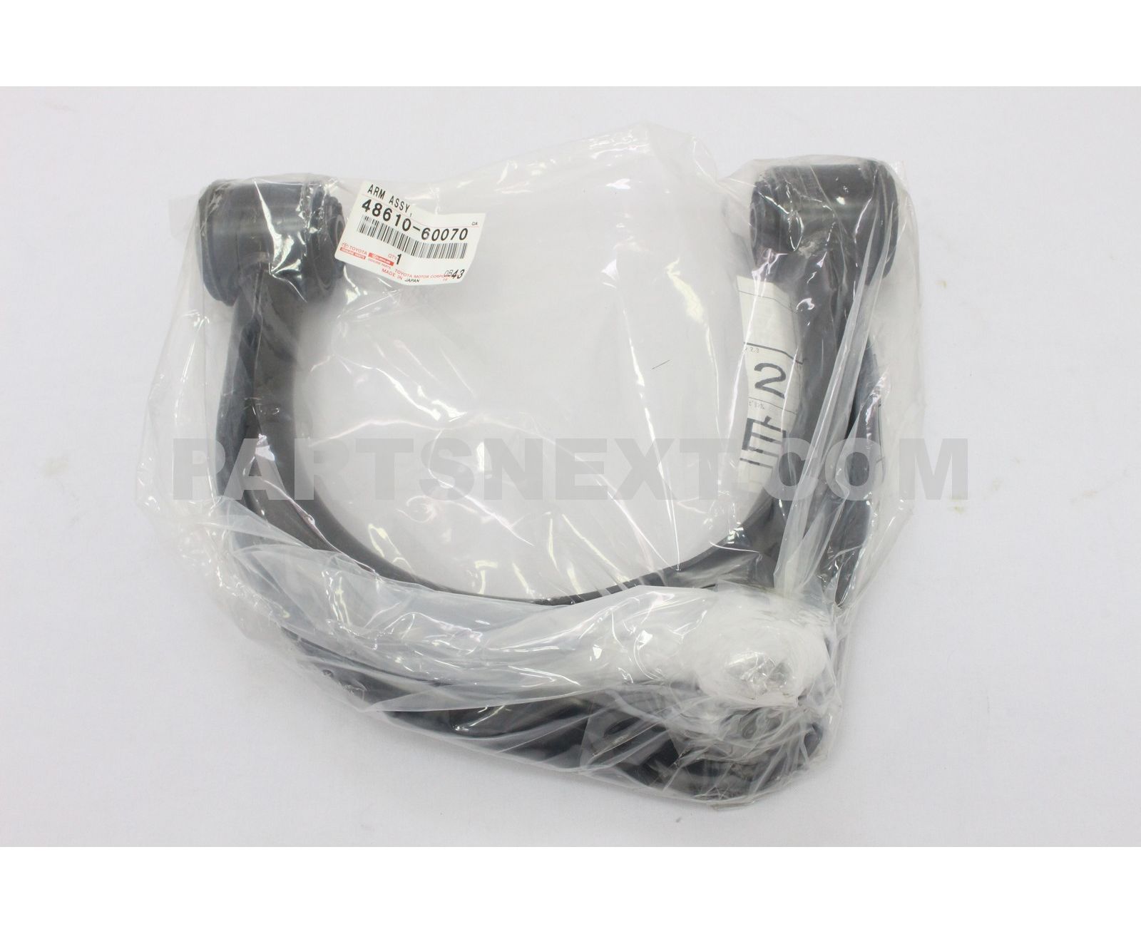 Toyota :: 48610-60070 ARM ASSY, FRONT SUSPENSION UPPER, RH