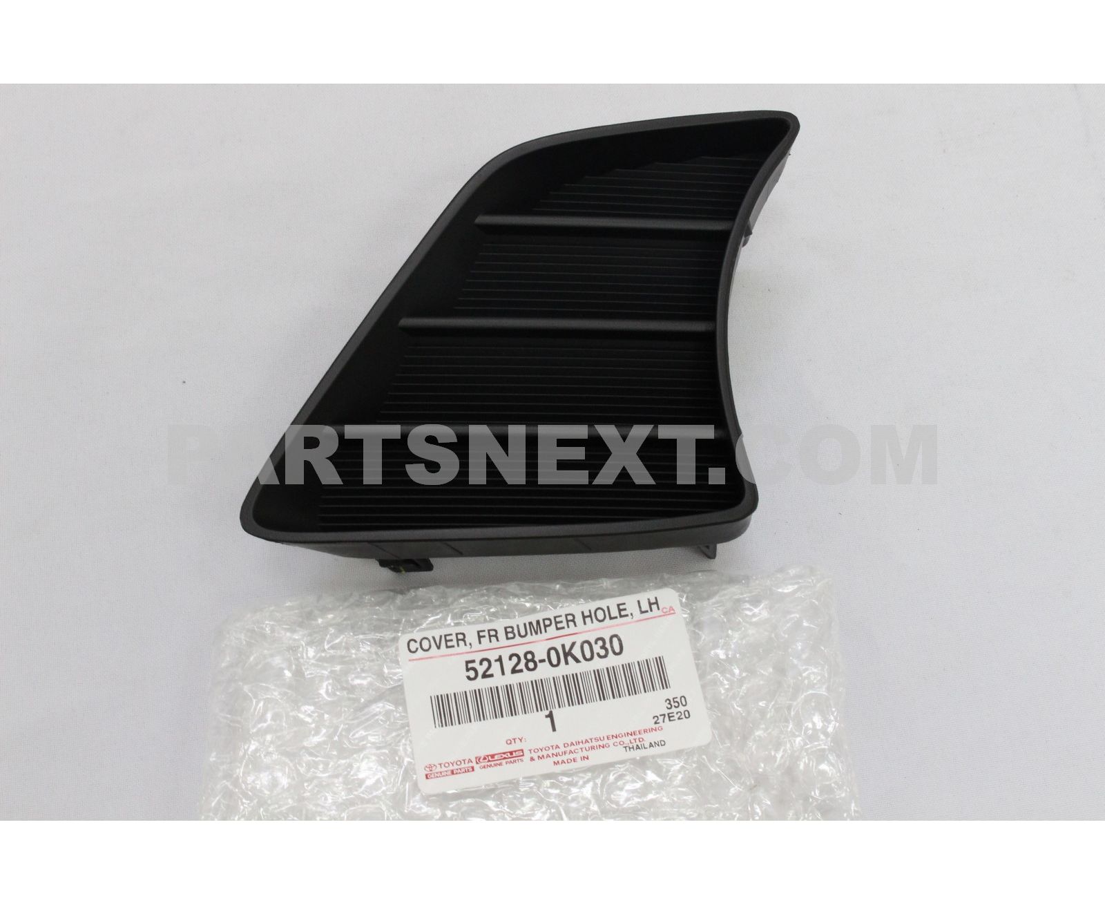 Toyota :: 52128-0K030 COVER, FRONT BUMPER HOLE, LH
