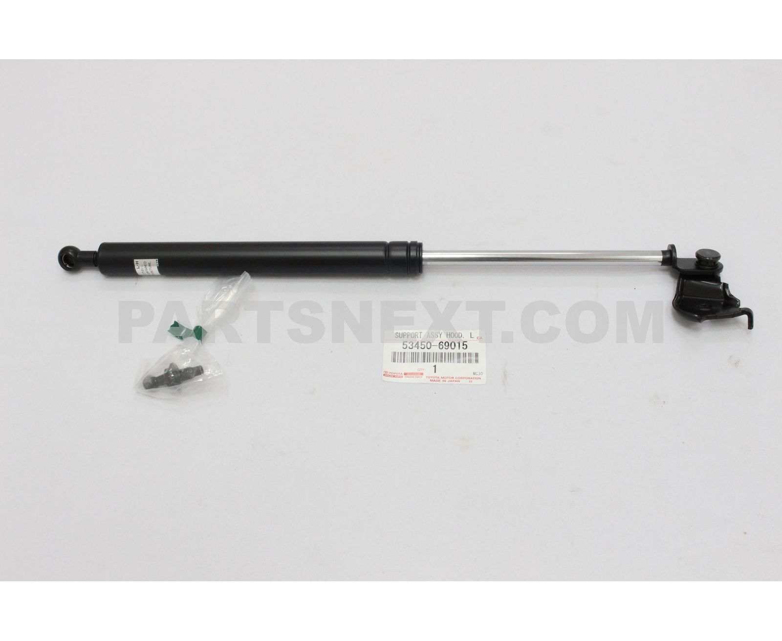 Toyota :: 53450-69015 SUPPORT ASSY, HOOD, LH