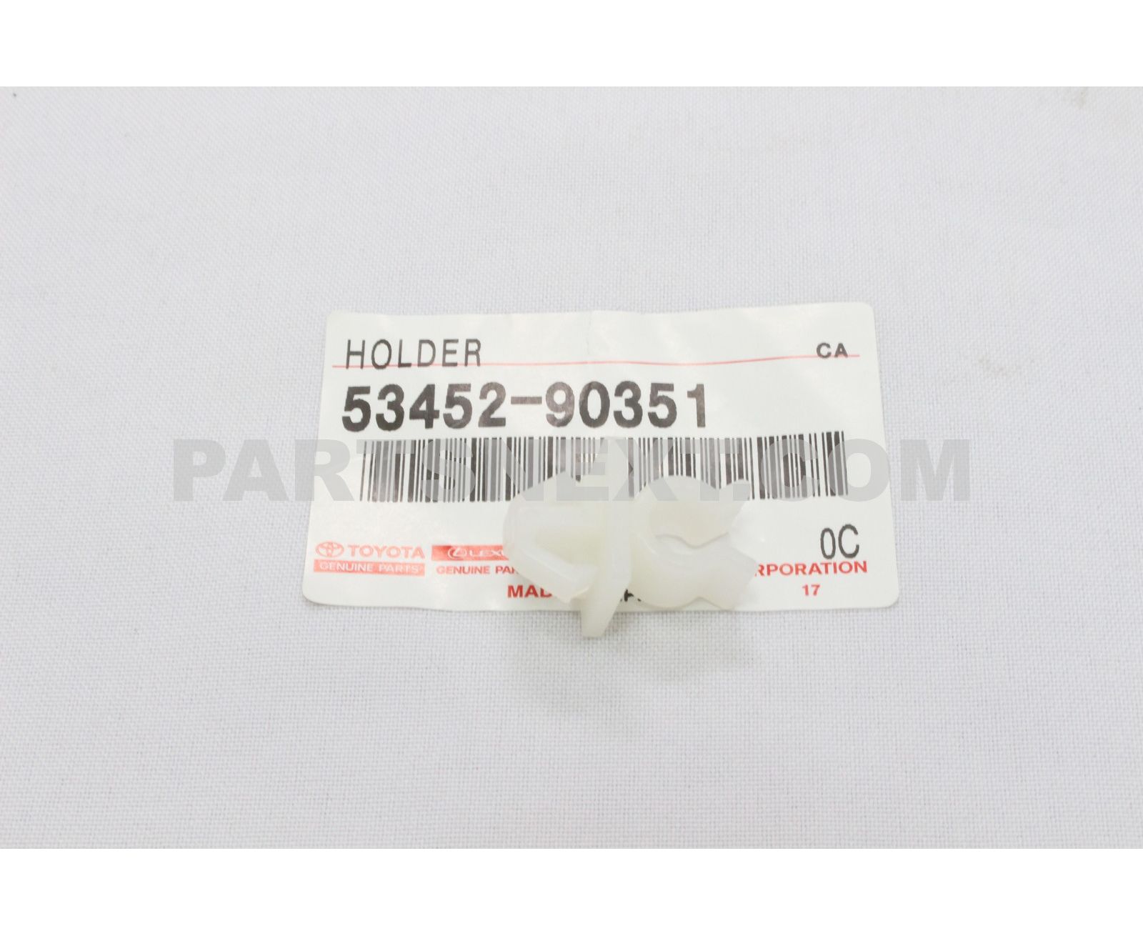 Toyota :: 53452-90351 CLAMP, HOOD SUPPORT