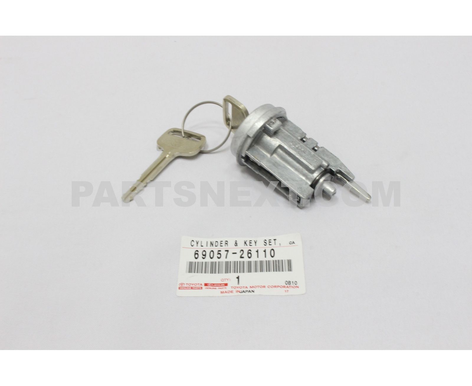 Toyota :: 69057-26110 CYLINDER & KEY SET, IGNITION SWITCH LOCK